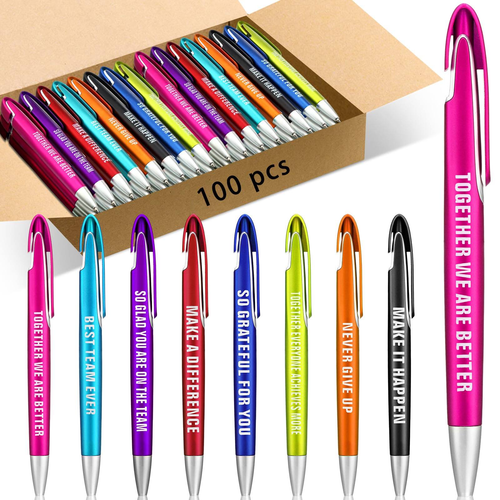Paradigms Interiors 100 Employee Appreciation Ballpoint Pens Bulk ...