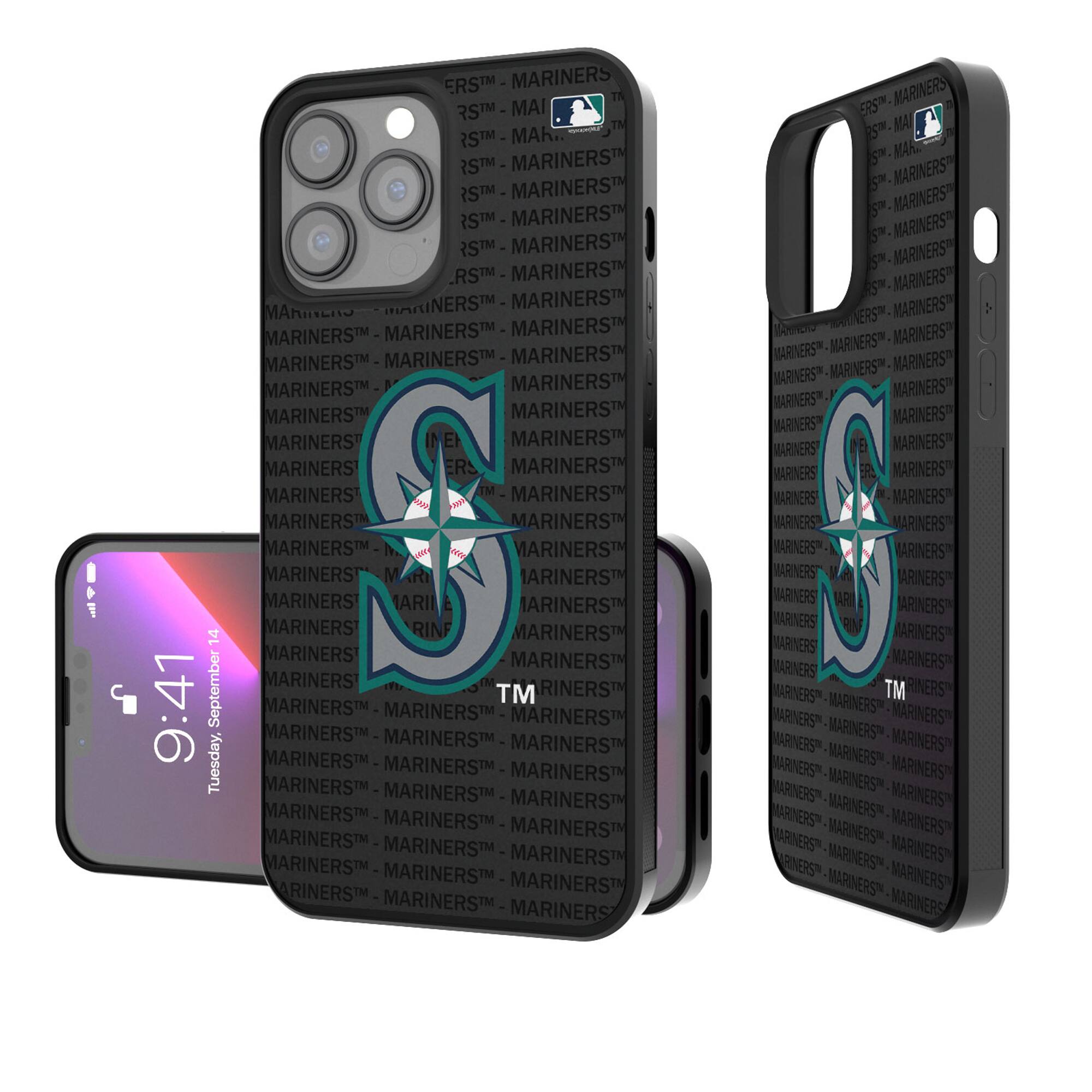 Keyscaper MLB Seattle Mariners iPhone Text Backdrop Design Bump Case 15 ...
