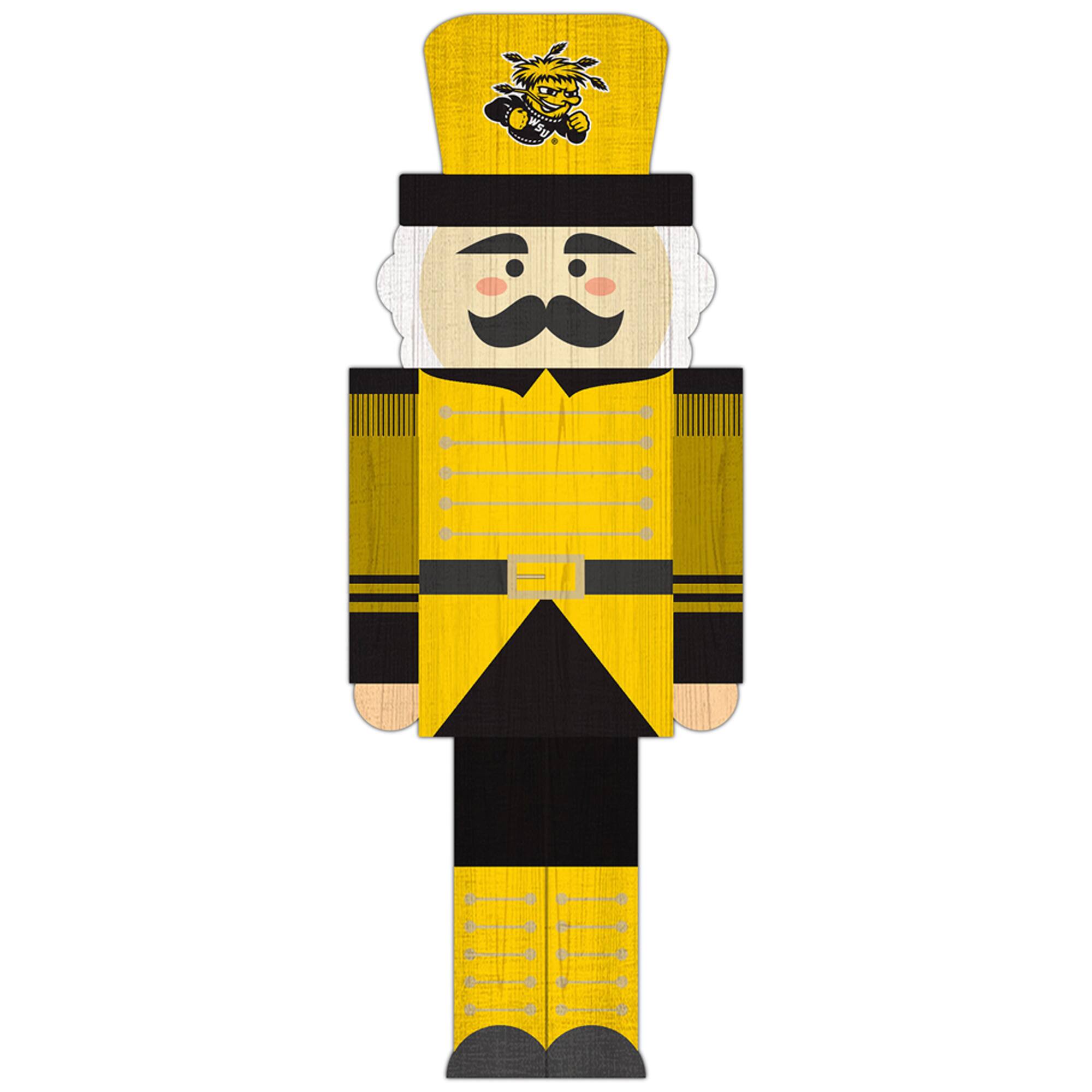 Fan Creations Wichita State Shockers 31'' Nutcracker Leaner Multicolor ...