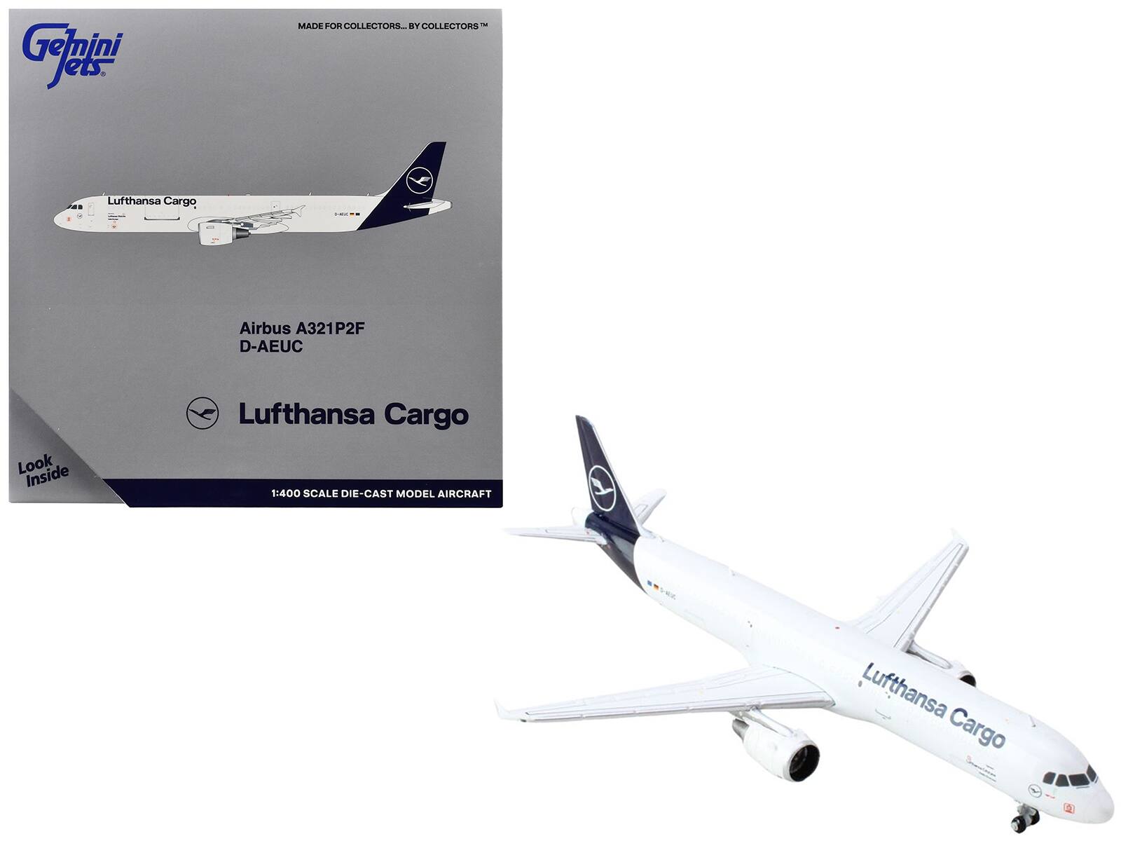 GeminiJets Airbus A321P2F Commercial Aircraft Lufthansa Cargo (D AEUC ...