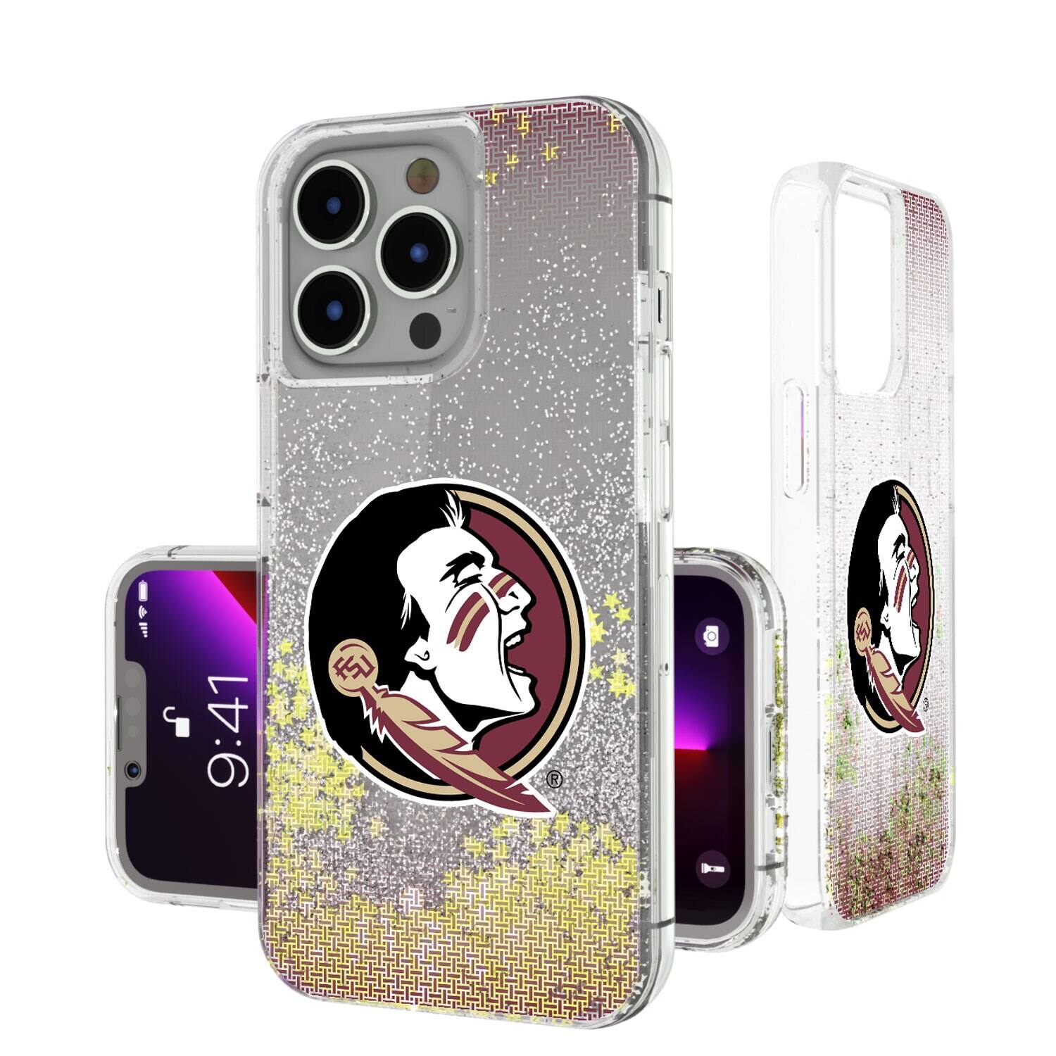 Keyscaper NCAA Florida State Seminoles Linen Logo iPhone Glitter Case ...