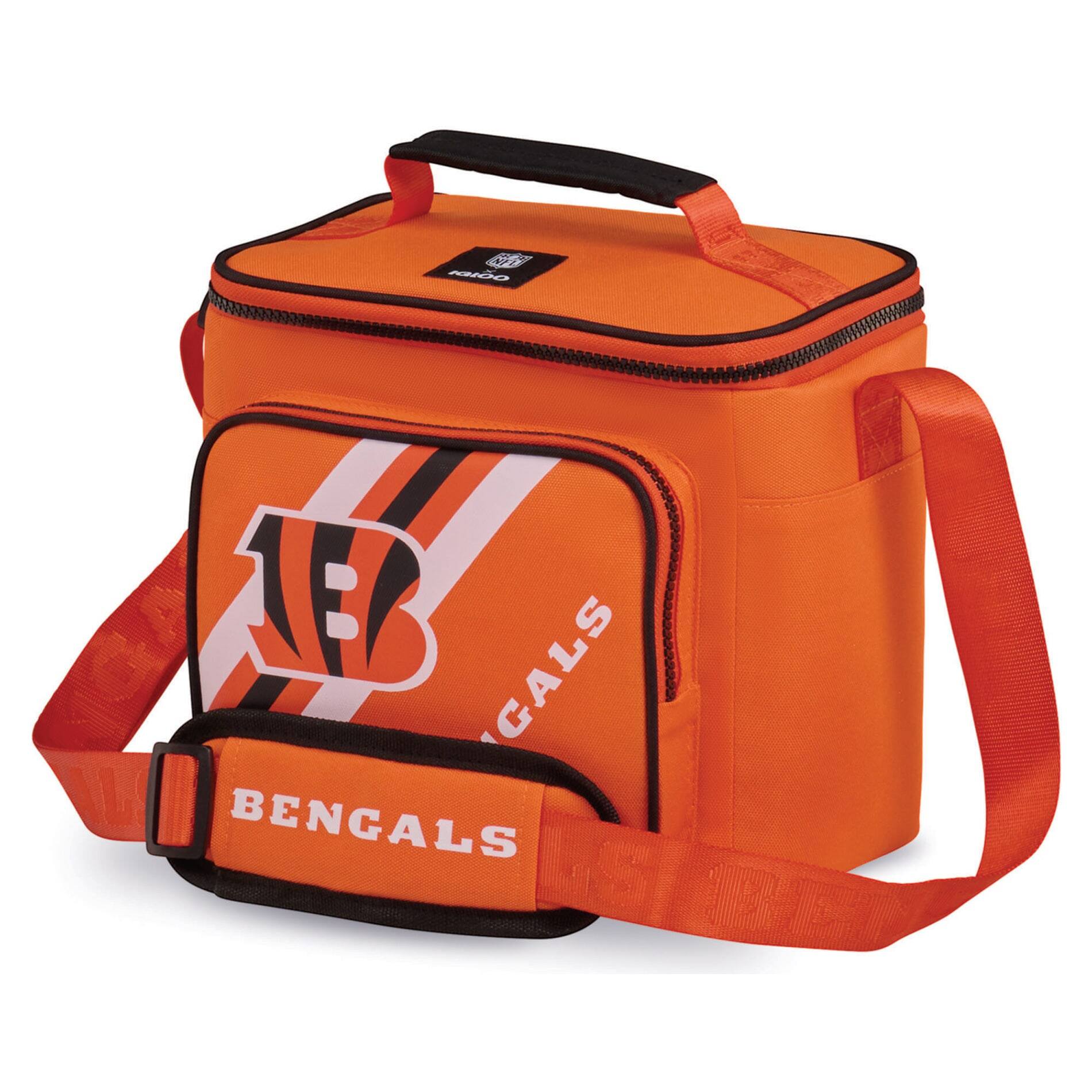 Igloo Cincinnati Bengals Square Lined 4 Pack Cooler Orange 203500299 ...