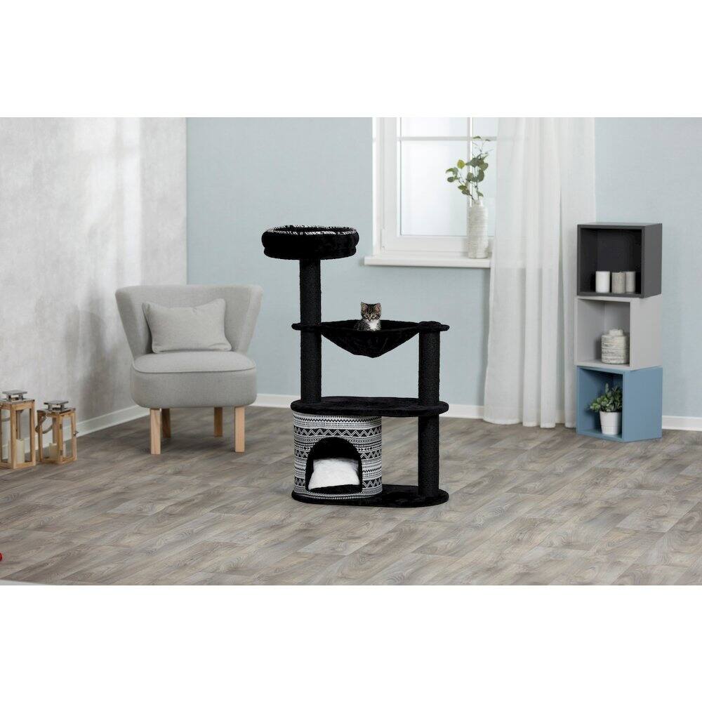 TRIXIE Giada Plush & Sisal 4 Level 44" Cat Tree with Scratching Posts ...