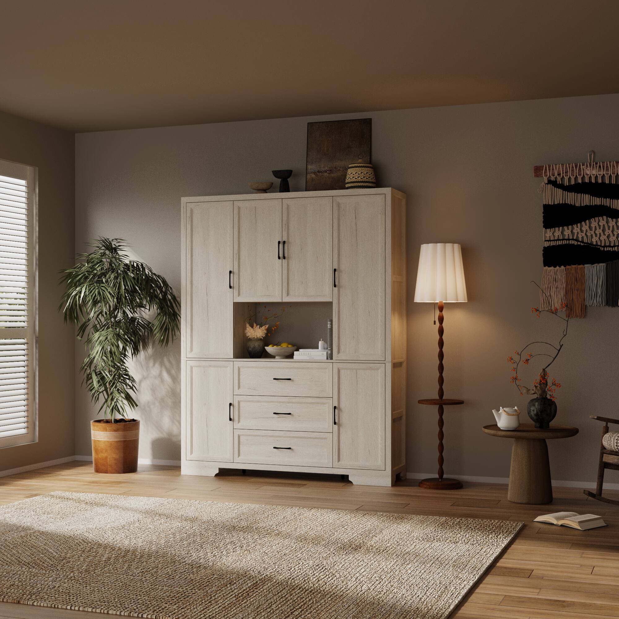 Famapy Multi Door Storage Cabinet: All in One Organizer for Home Spaces ...