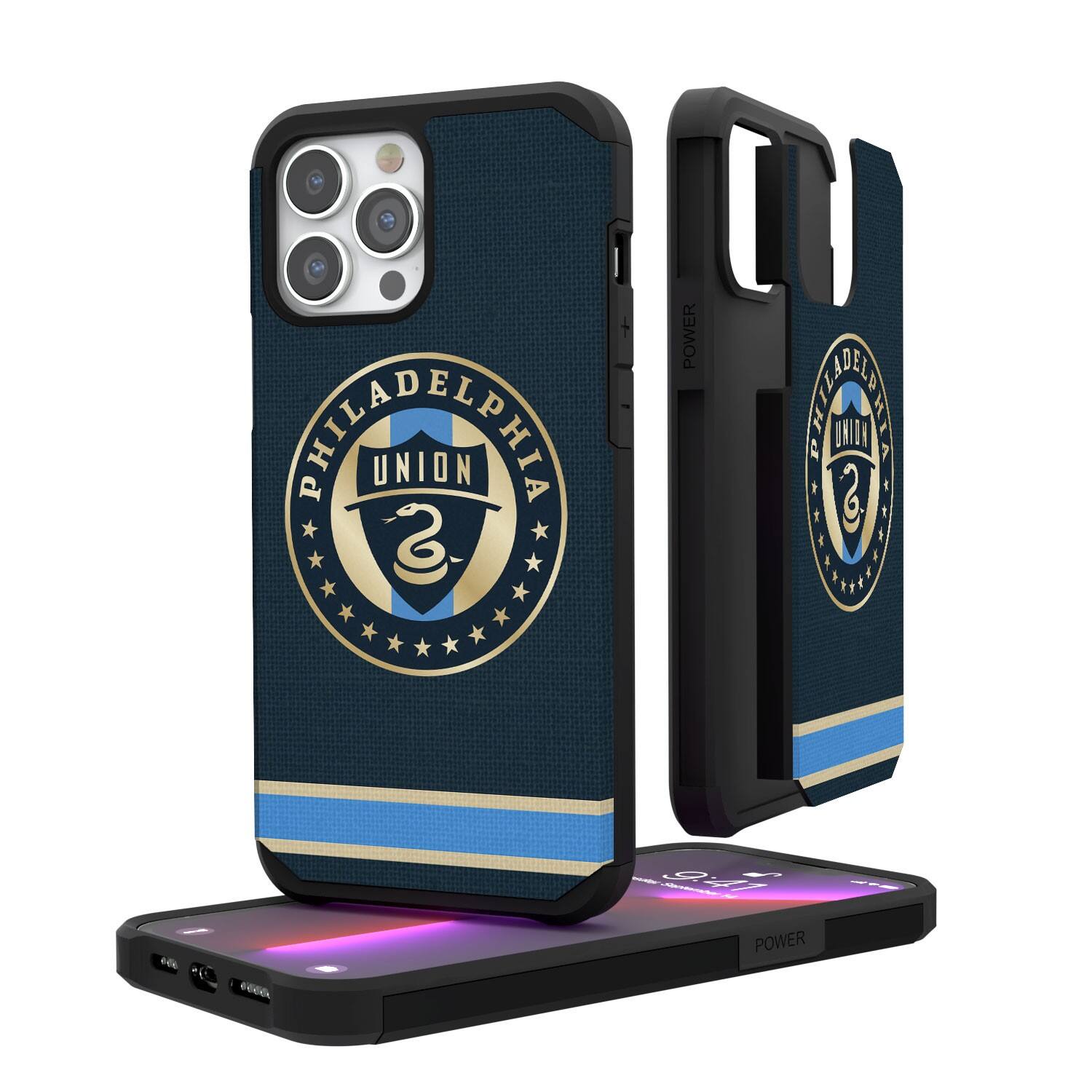 Keyscaper MLS Philadelphia Union iPhone Stripe Design Rugged Case 12 ...