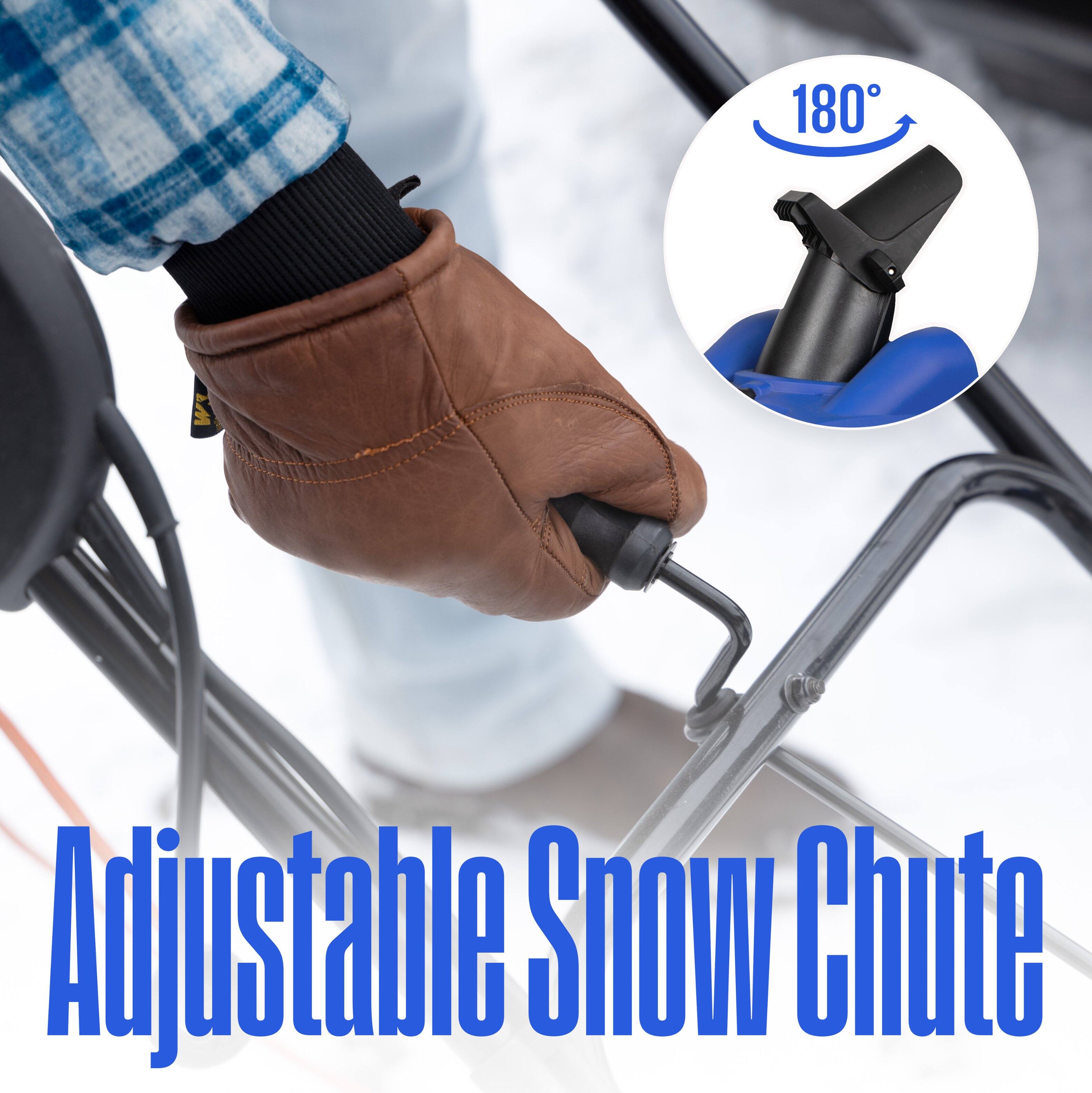 Westinghouse 22 in. 120 Volt Single Stage Cordless Electric Snow Blower ...