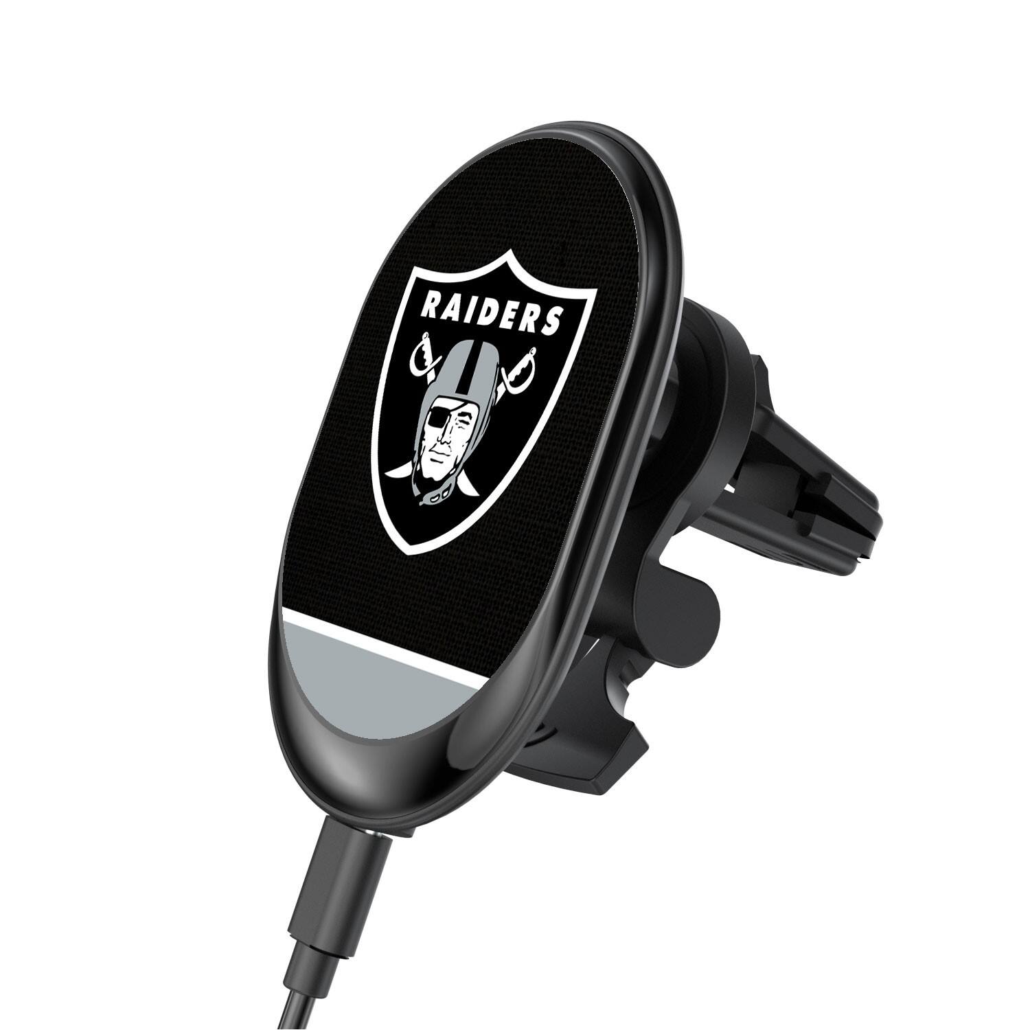 Keyscaper Las Vegas Raiders Wireless Magnetic Car Charger Multicolor ...