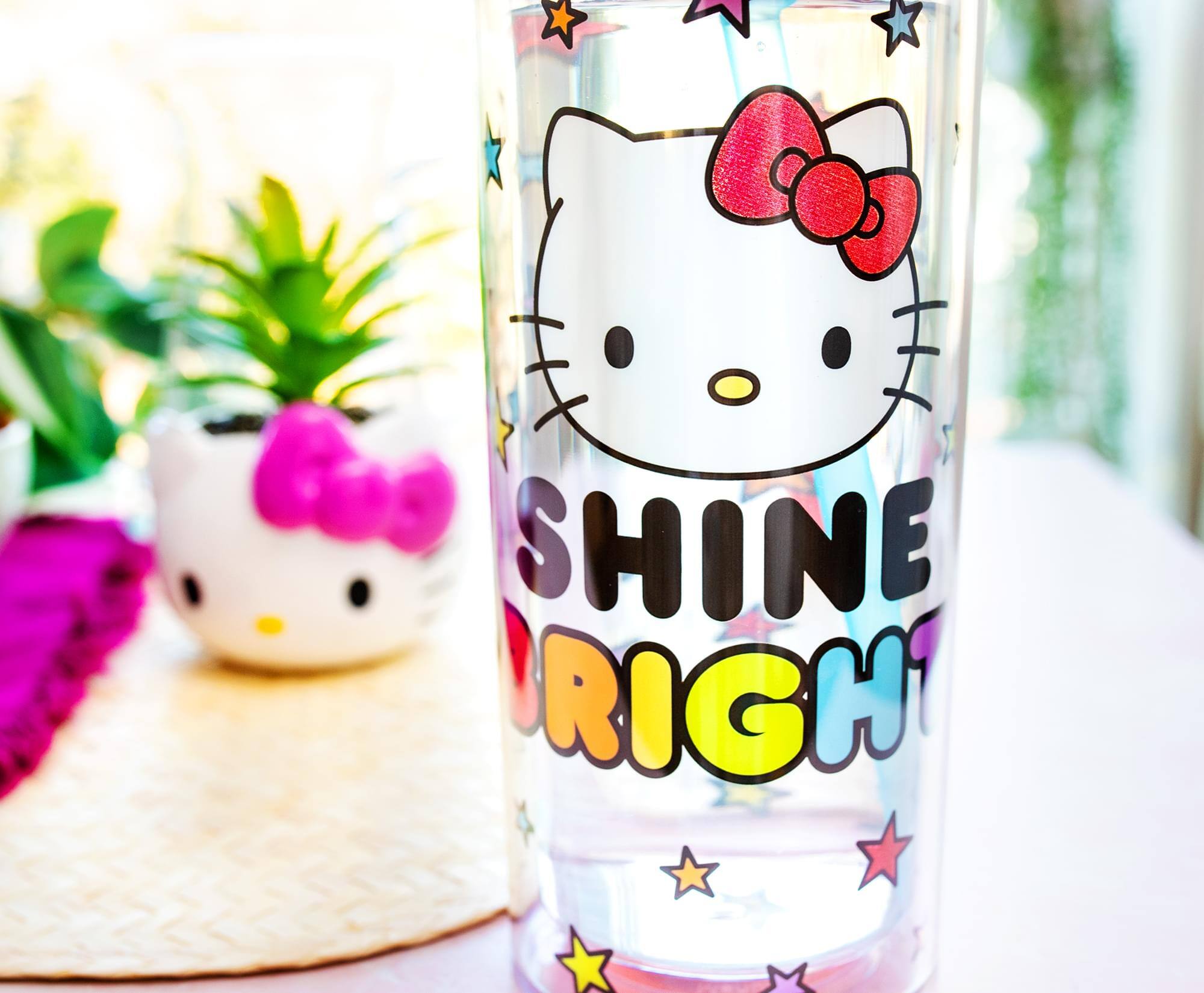 Silver Buffalo Sanrio Hello Kitty Shine Bright Carnival Cup With Lid ...