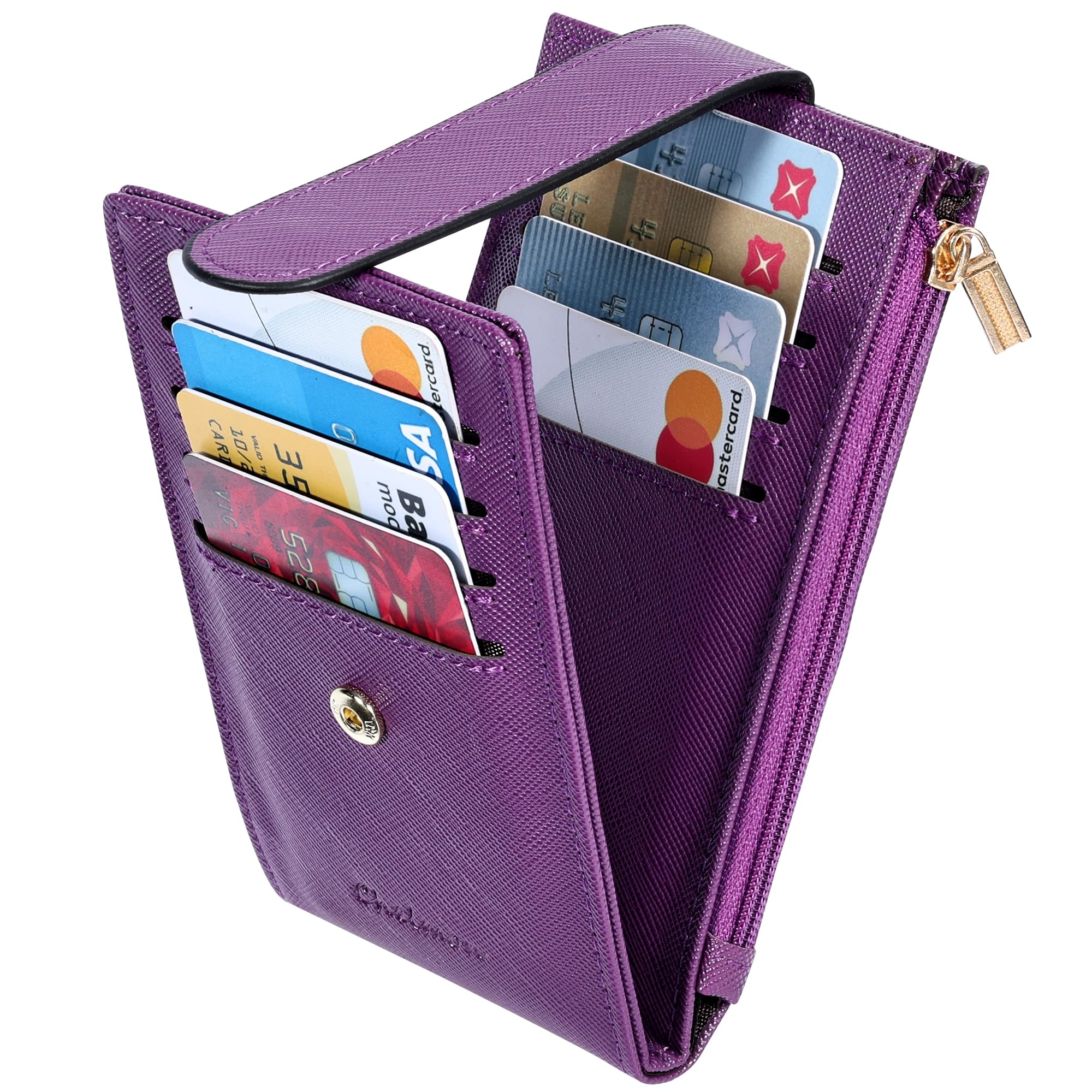 Jadie Link Womens Rfid Slim Card Holder Wallet Thin Bifold Multi card ...