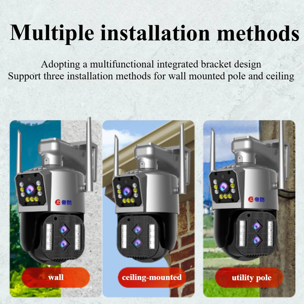 Auledio 1pc HD Dual Screen Home Camera, 10x Zoom, Two Way Audio, Full ...