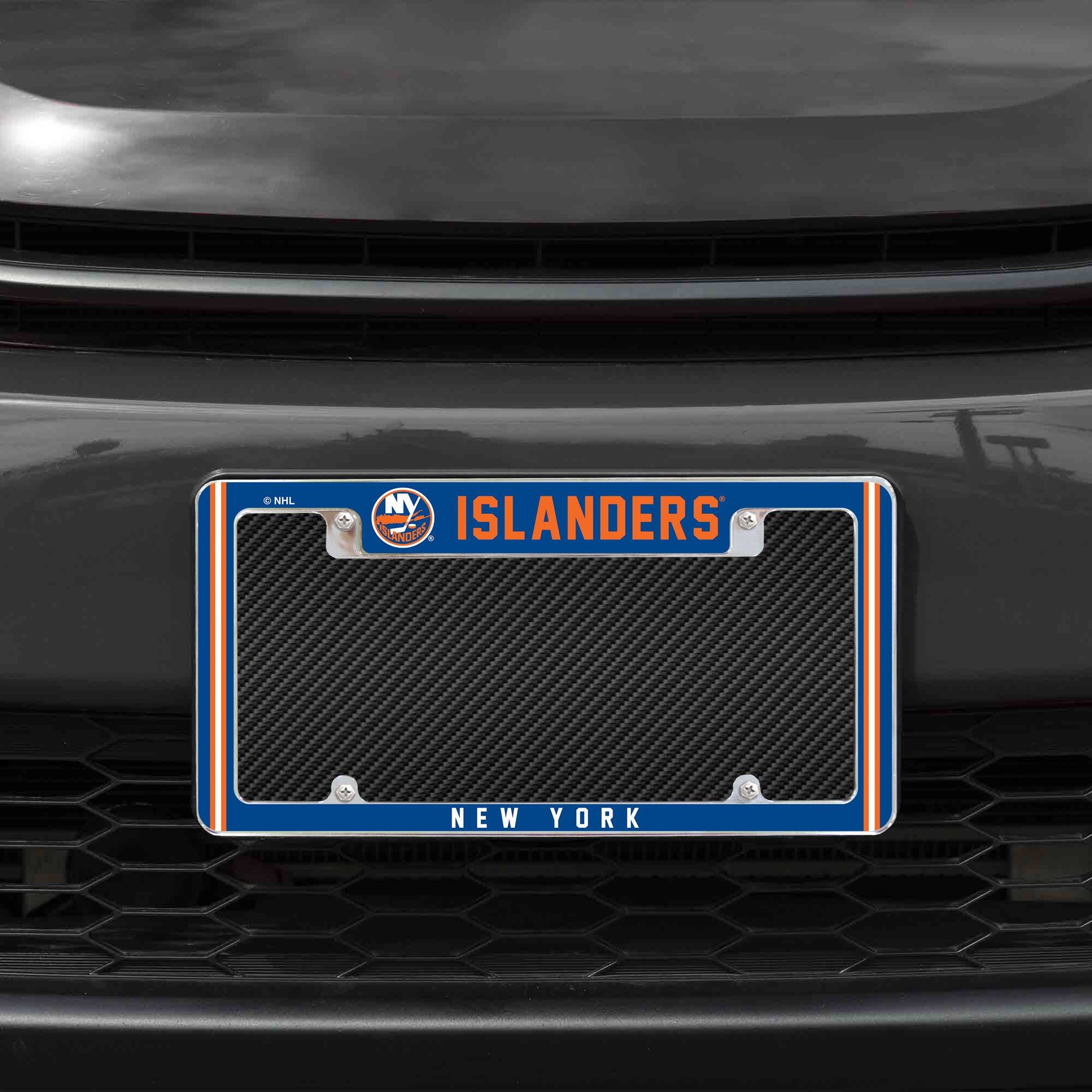 Rico Industries New York Islanders Chrome Metal License Plate Frame ...