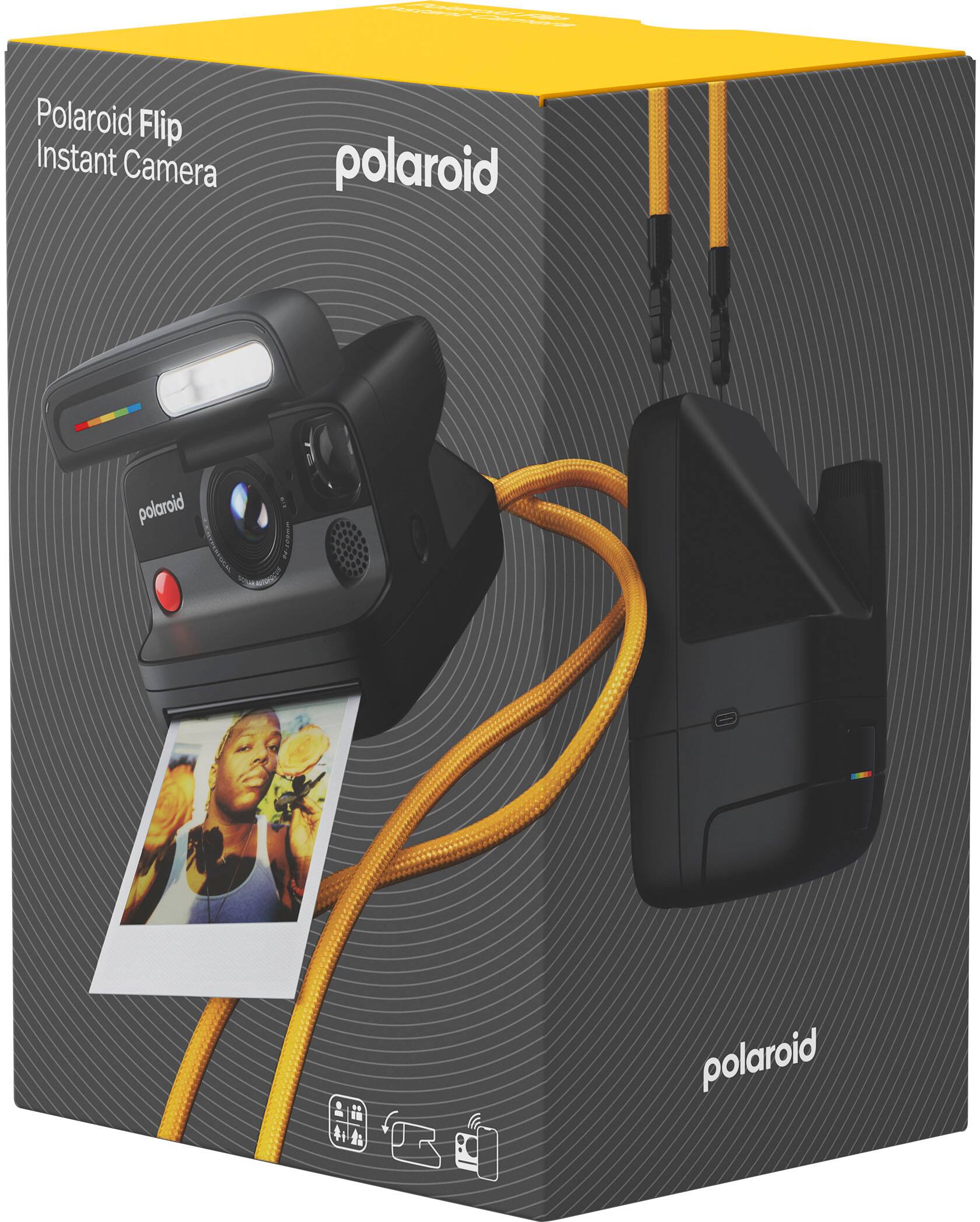 Polaroid Flip Instant Camera Black 9152 - Best Buy