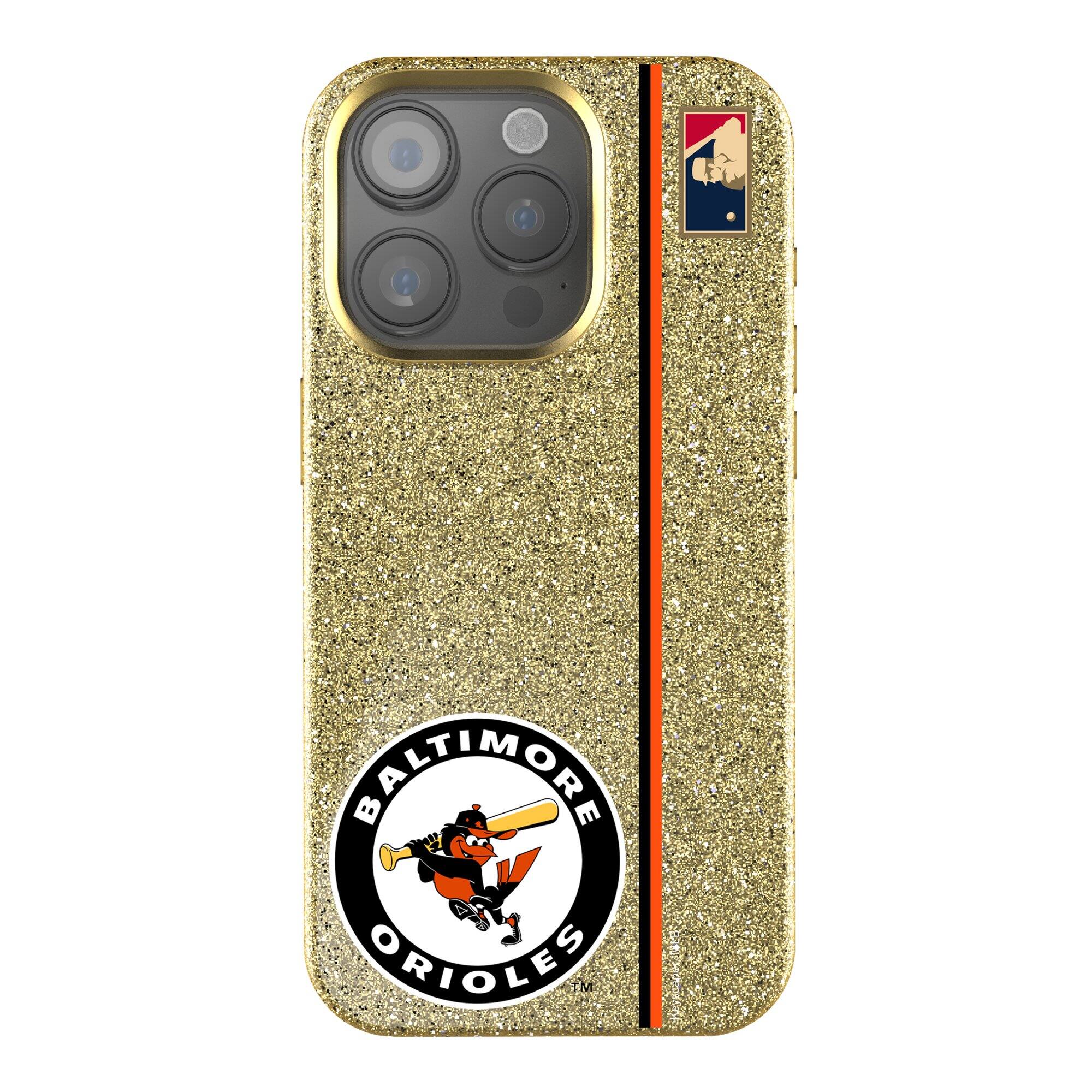 Keyscaper MLB Baltimore Orioles 1966 Logo iPhone Bling Case 14 Gold ...