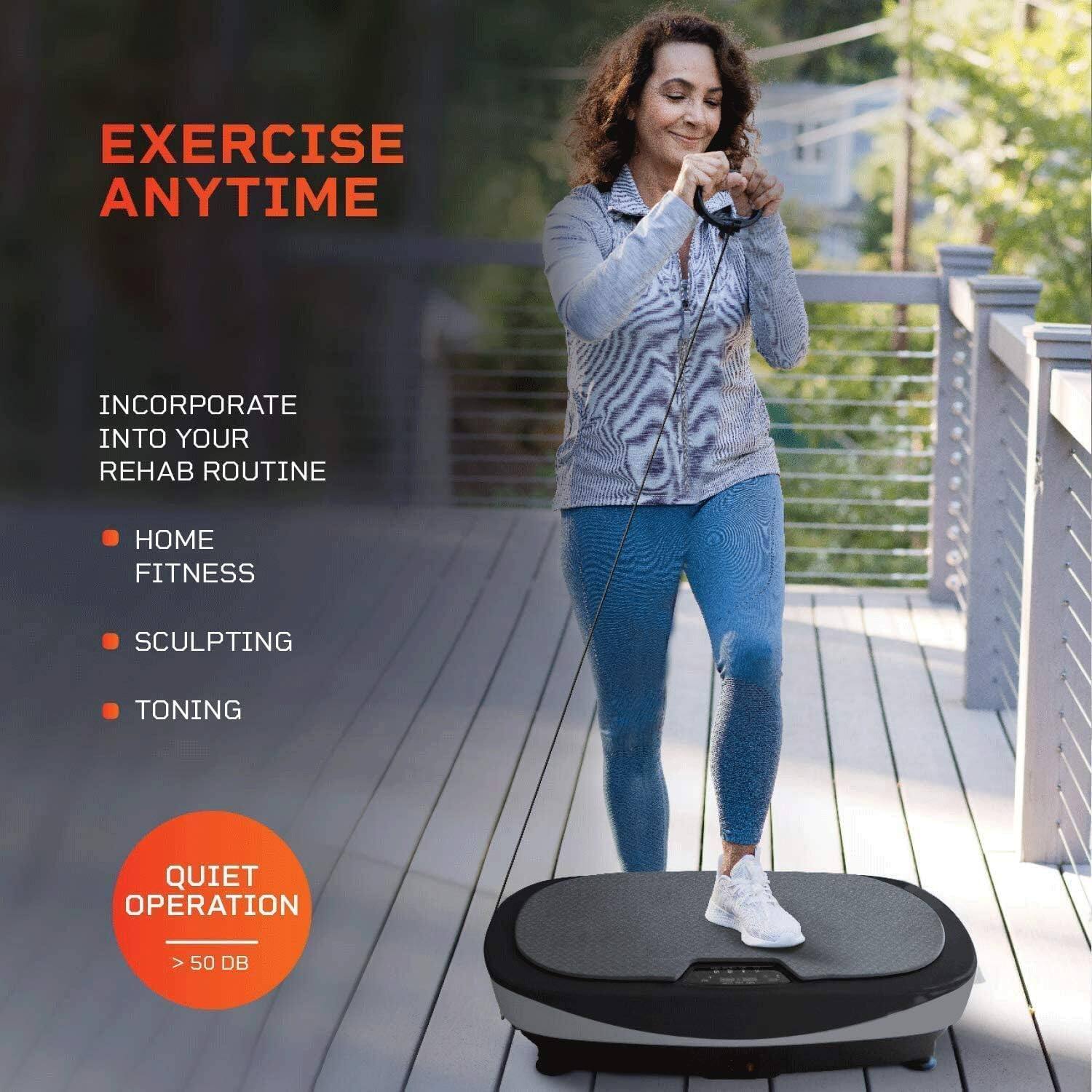 LifePro Rumblex Max 4D Vibration Plate Exercise Machine with Loop ...