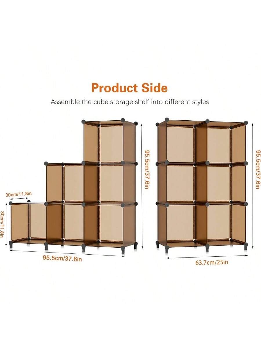 Live At Space 6 Cube Storage Organizer, Closet Organizer Cabinet Shelf ...