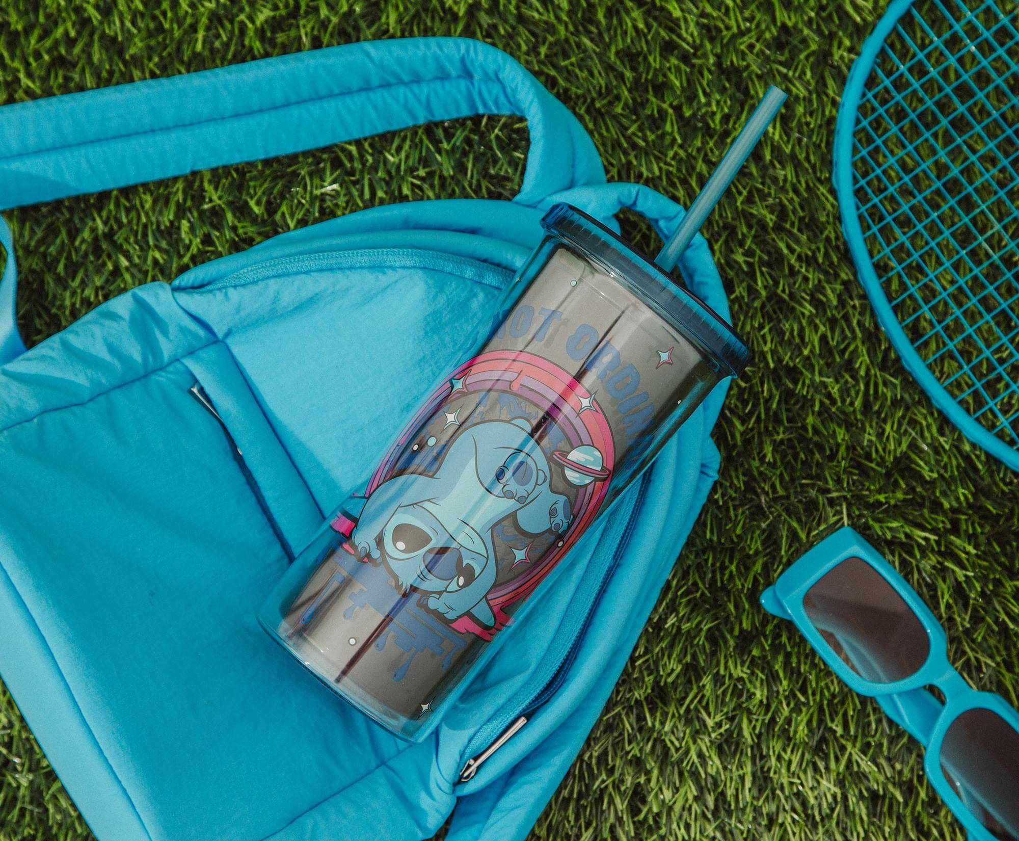 Silver Buffalo Disney Lilo & Stitch "So Not Ordinary" 20 Ounce Carnival ...