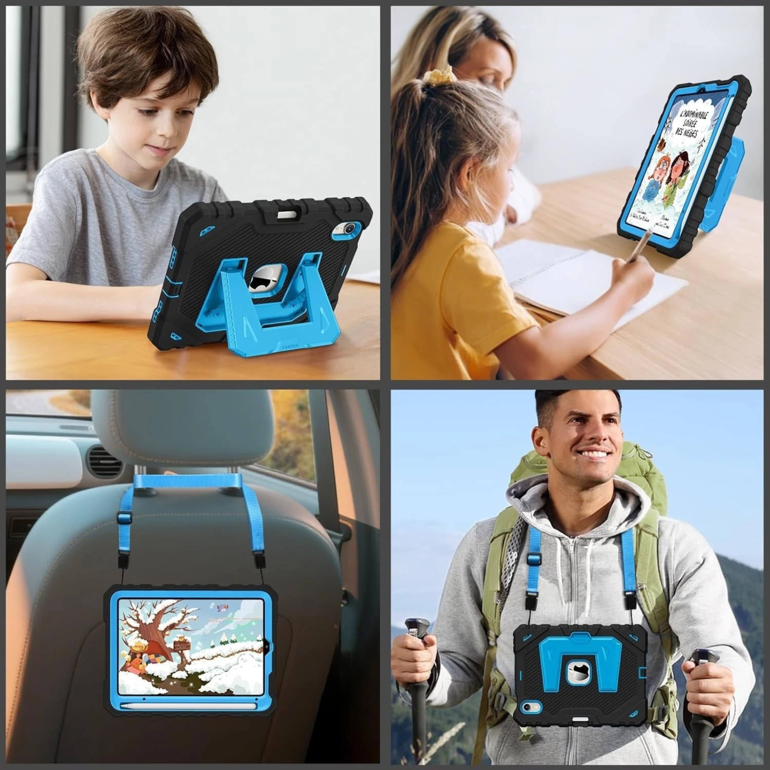 Kitcheniva Shockproof Heavy Duty Case For iPad Mini 7 Full Body Rugged ...