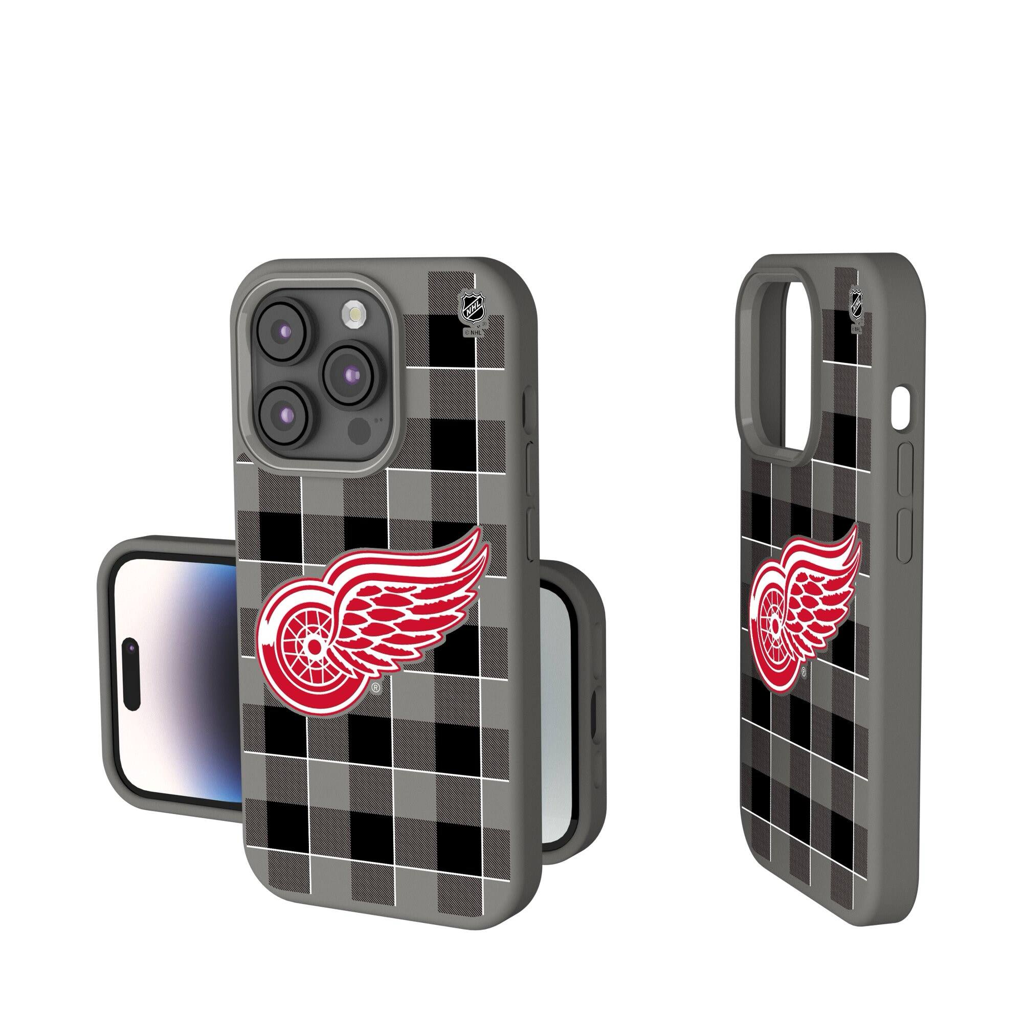 Keyscaper NHL Detroit Red Wings Plaid Soft Touch iPhone Case 15 Plus ...