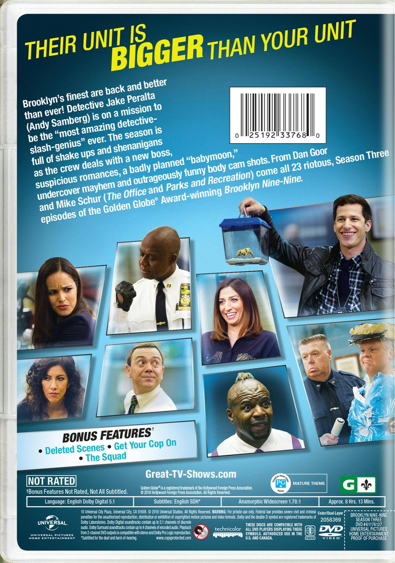 Brooklyn Nine Nine: Season 3 [DVD] [Standard] - Best Buy