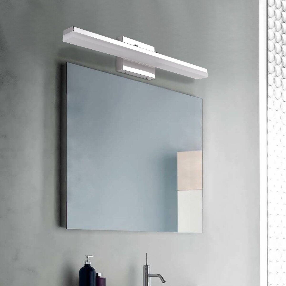 TECH SAFARI n Modern Led Vanity Light For Bathroom Lighting Dimmable w ...