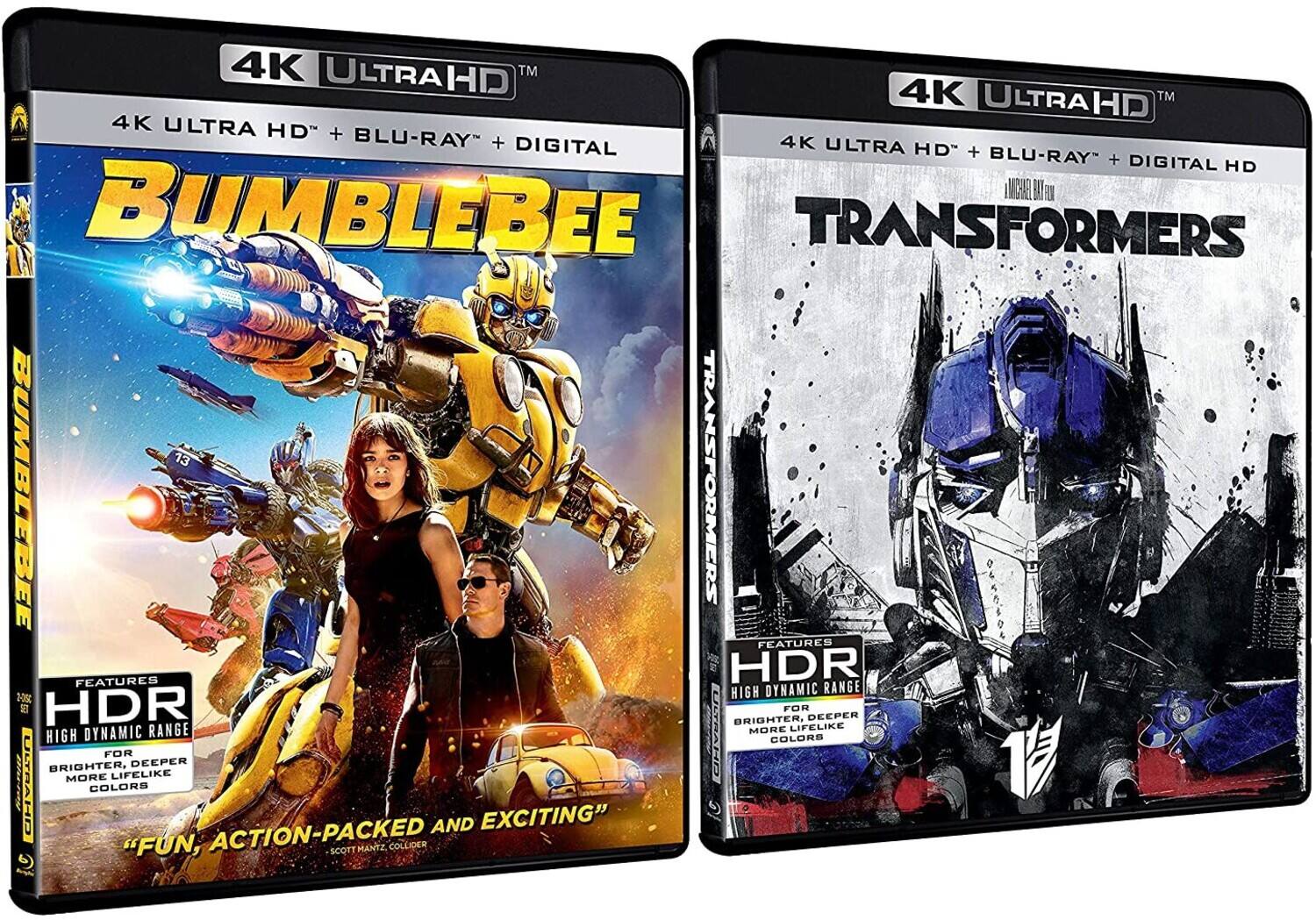 Front. Bumblebee / Transformers - 4K Blu-Ray.