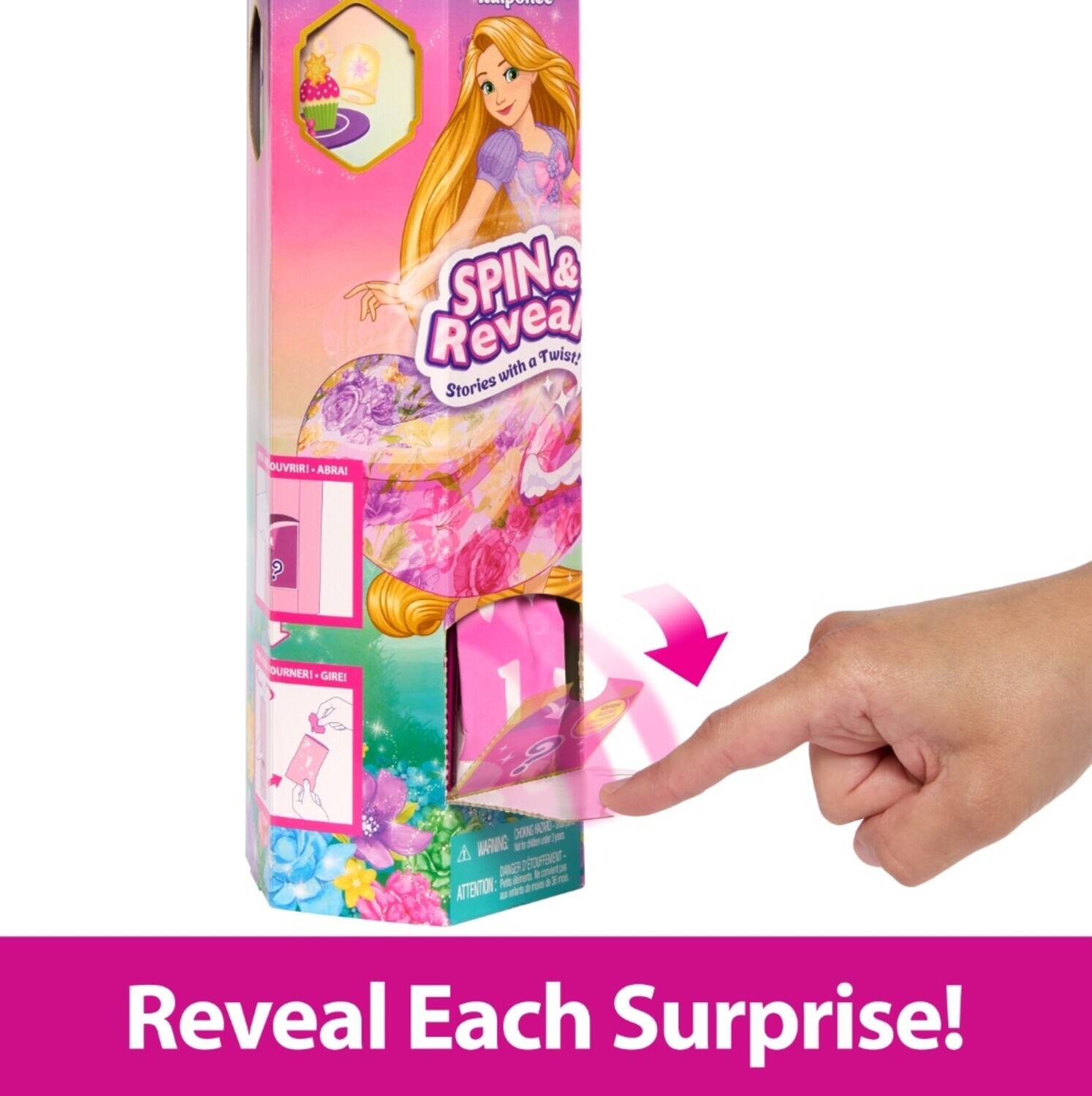 Mattel Disney Princess SPIN & REVEAL Rapunzel Doll Collectibles ...
