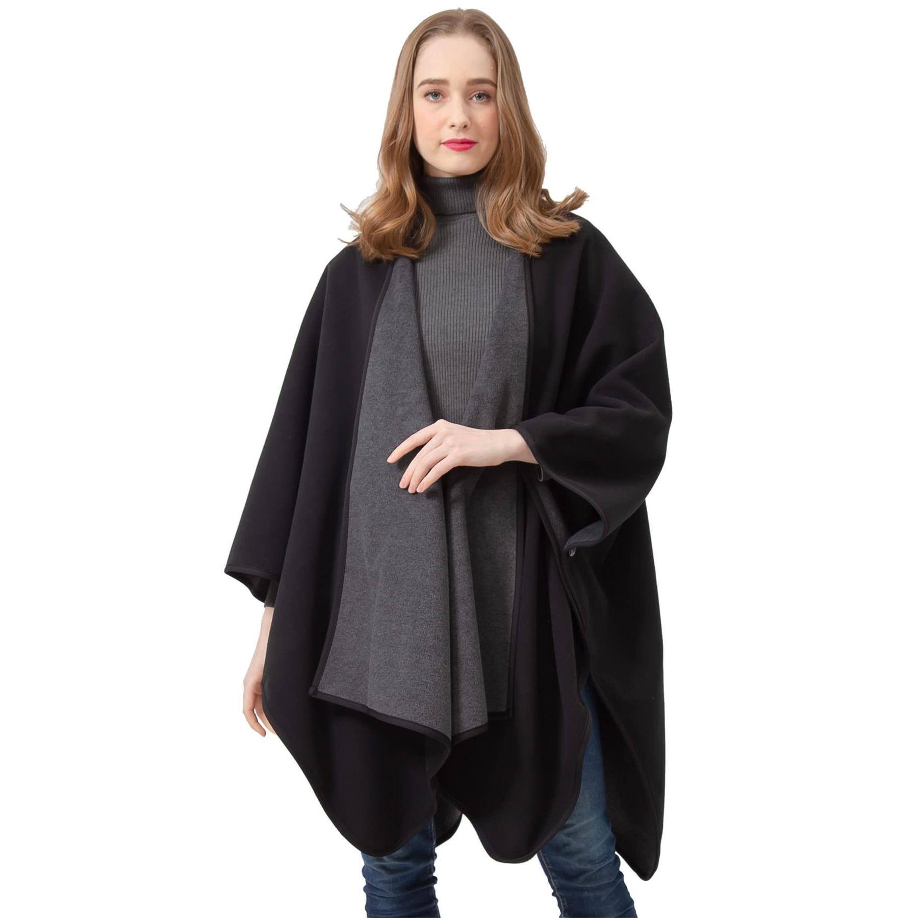 Paradigms Interiors Byos Women's Winter Stylish Oversized Solid Plaid ...