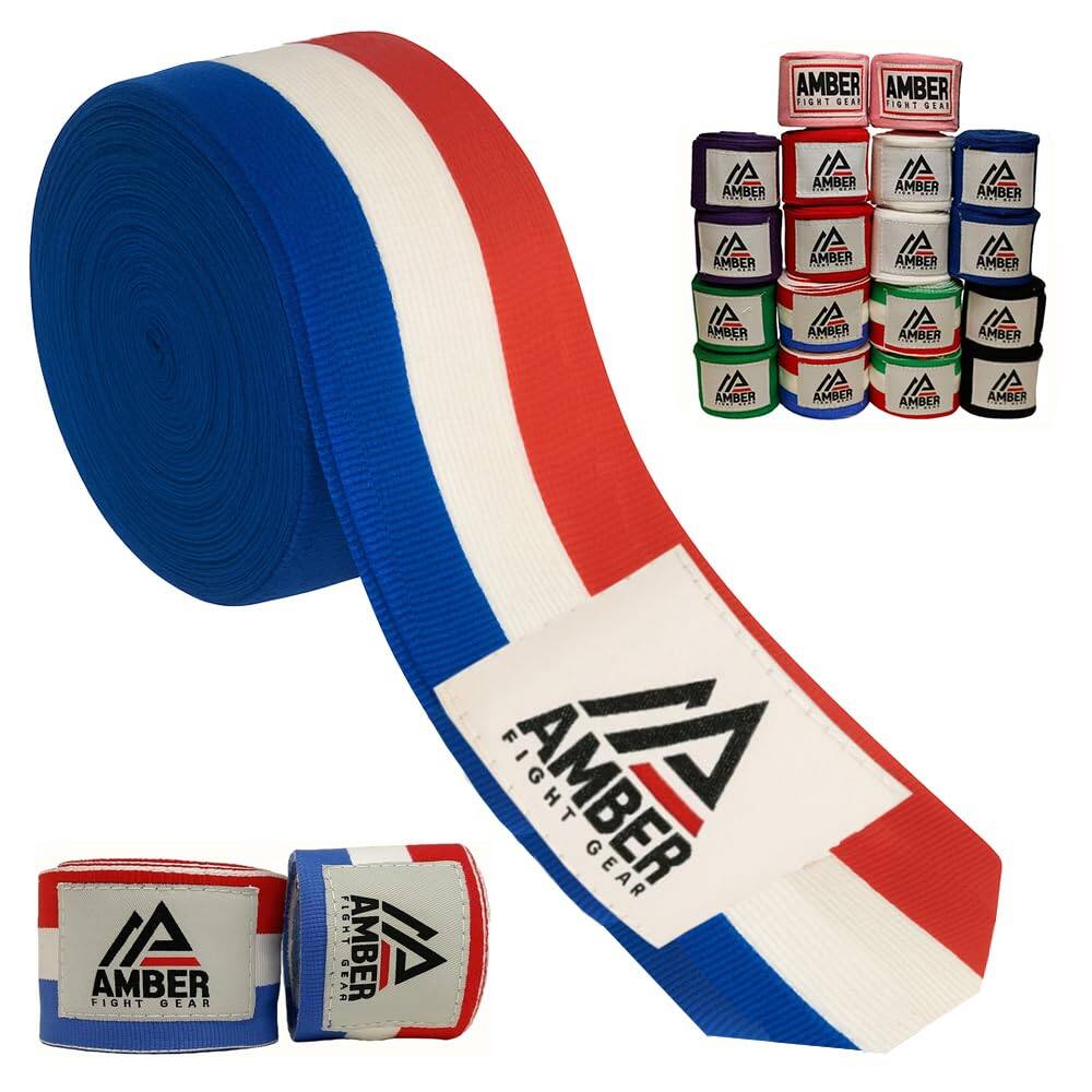 Amber Sporting Goods Amber Fight Gear Semi Elastic 180" Handwraps ...