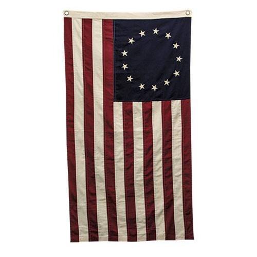 BreeBe Natural Betsy Ross Flag 32"x58" Red, White, Blue GFL05N - Best Buy