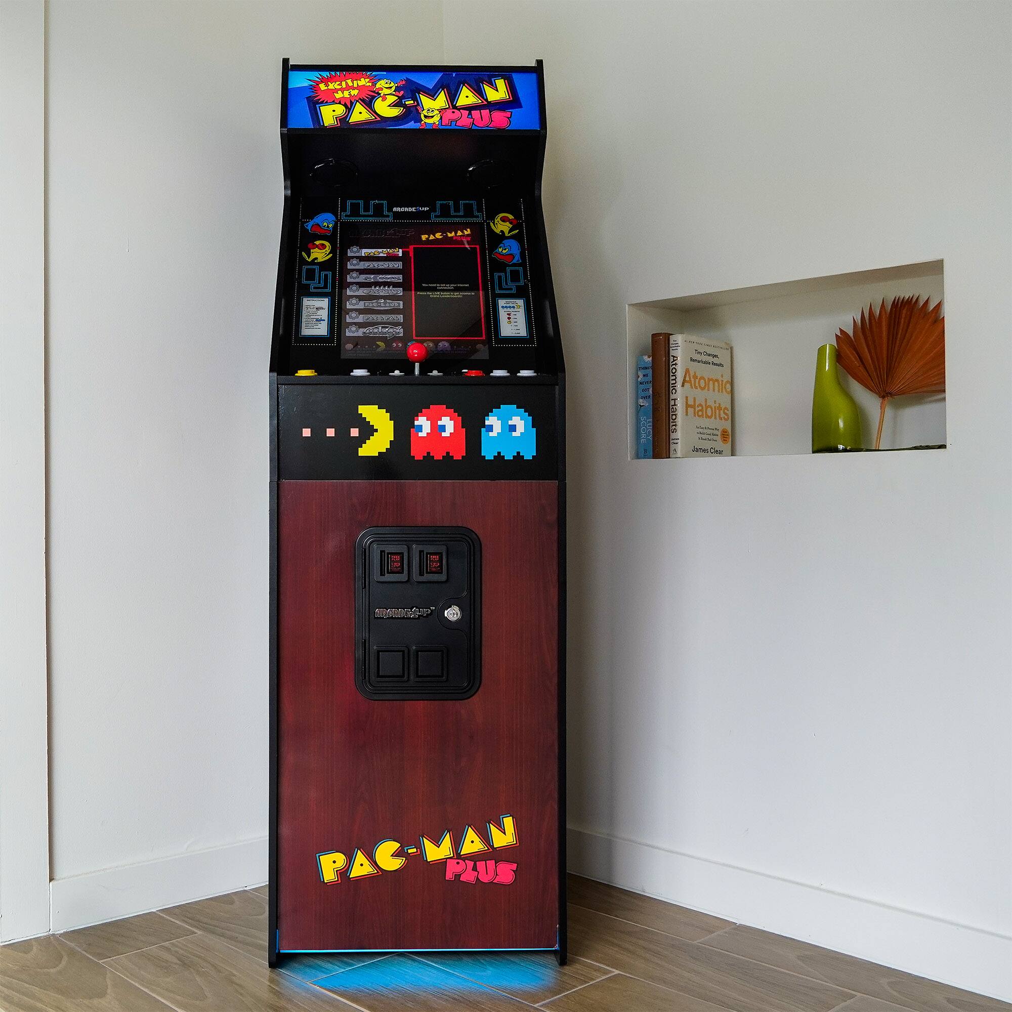 Limited Edition Arcade1Up Pacman Plus Deluxe Limited Edition Arcade Console Brown - Open Box ...