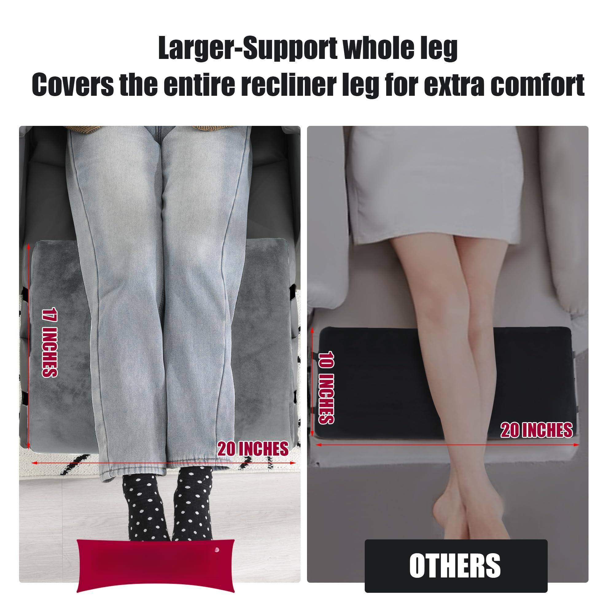 Paradigms Interiors Extra Large Recliner Leg Pillow Foam Foot Rest ...
