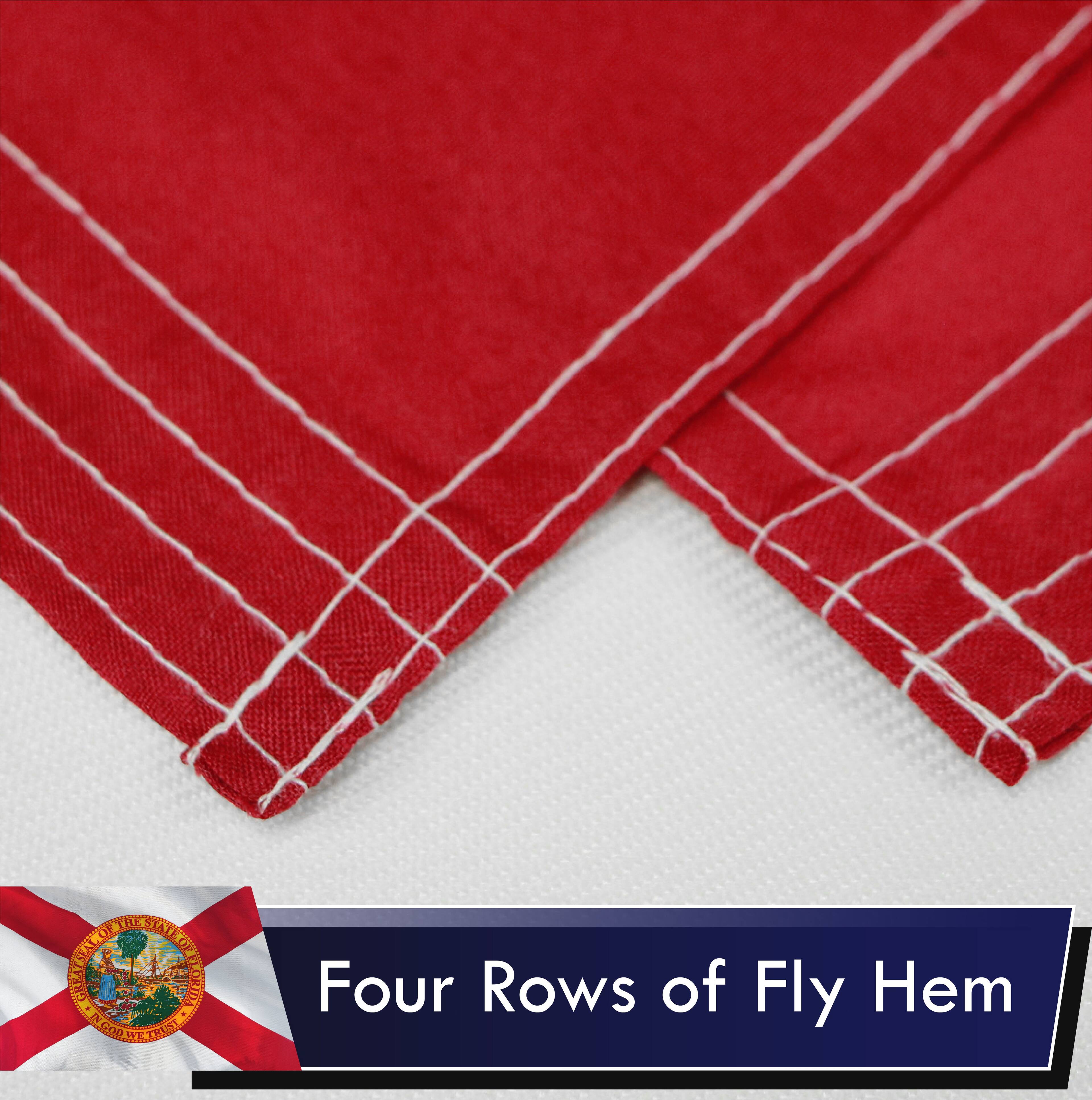 G128 Florida State Flag 3x5 ft 2 Pack Printed Polyester Assorted Colors ...