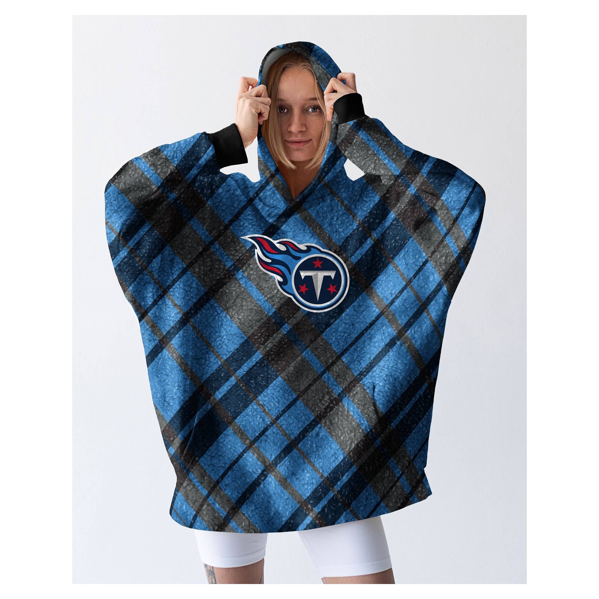 Pegasus Tennessee Titans 34" x 34" Digital Dash Sherpa Hooded Fan Cape ...