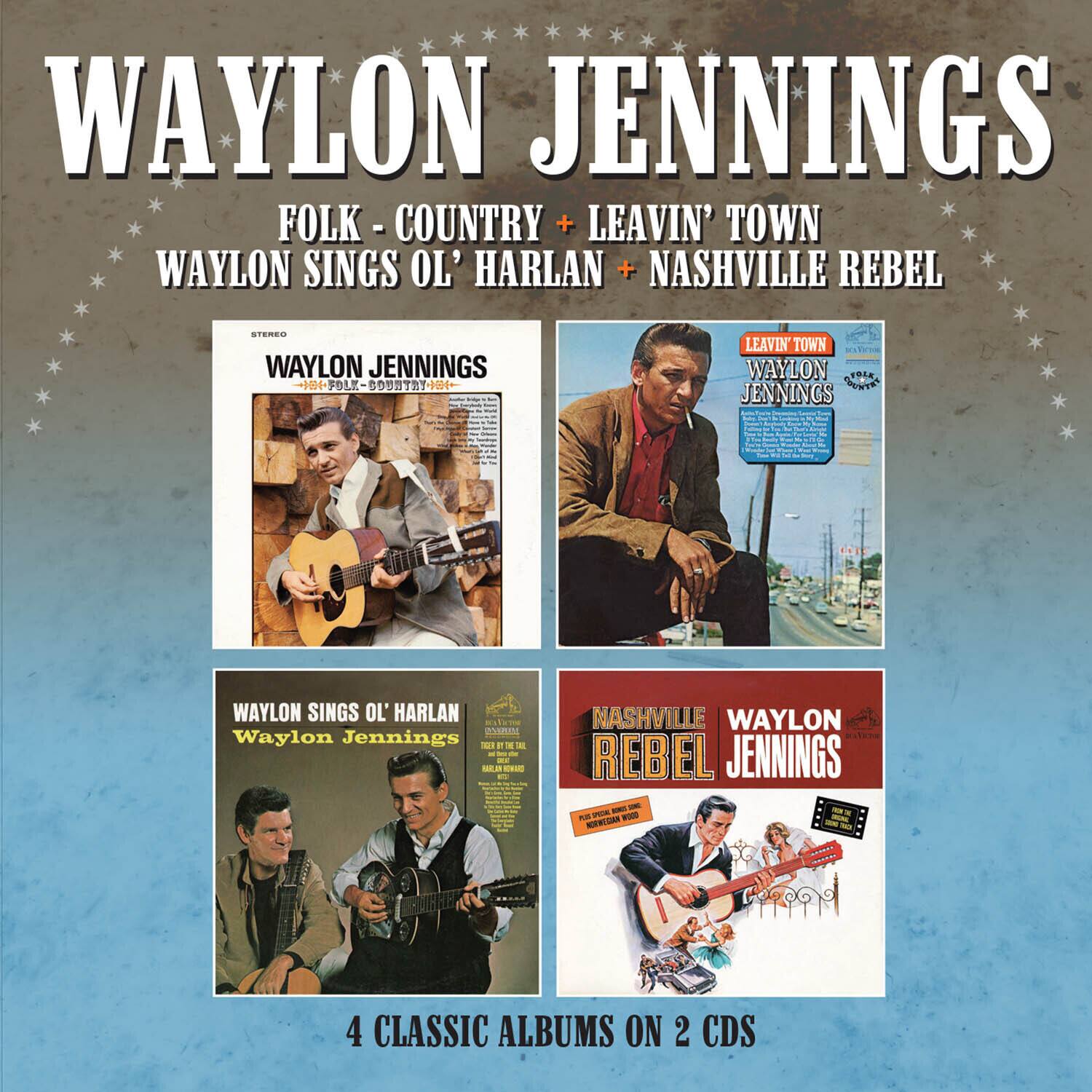 Waylon Jennings Folk Country / Leavin' Town / Waylon Sings Ol' Harlan ...