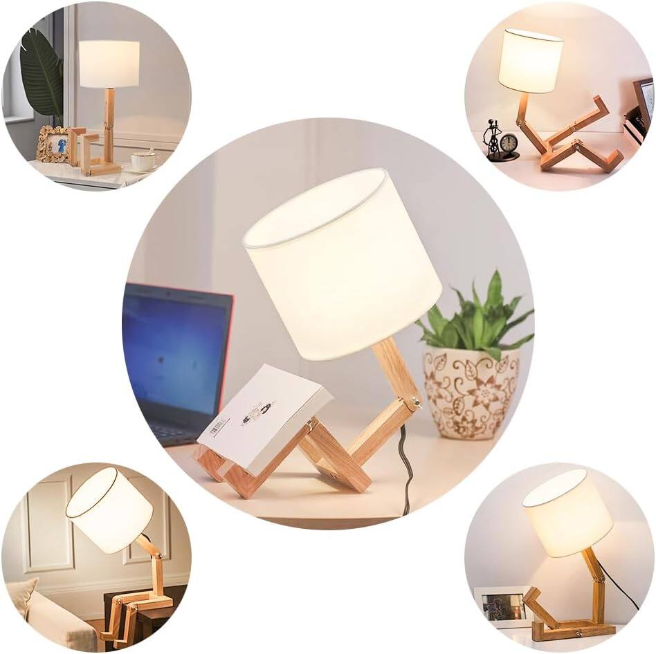 Stamp n Camp Cute Desk Lamp Unique Lamps Table Lamp Adjustable Legs and ...