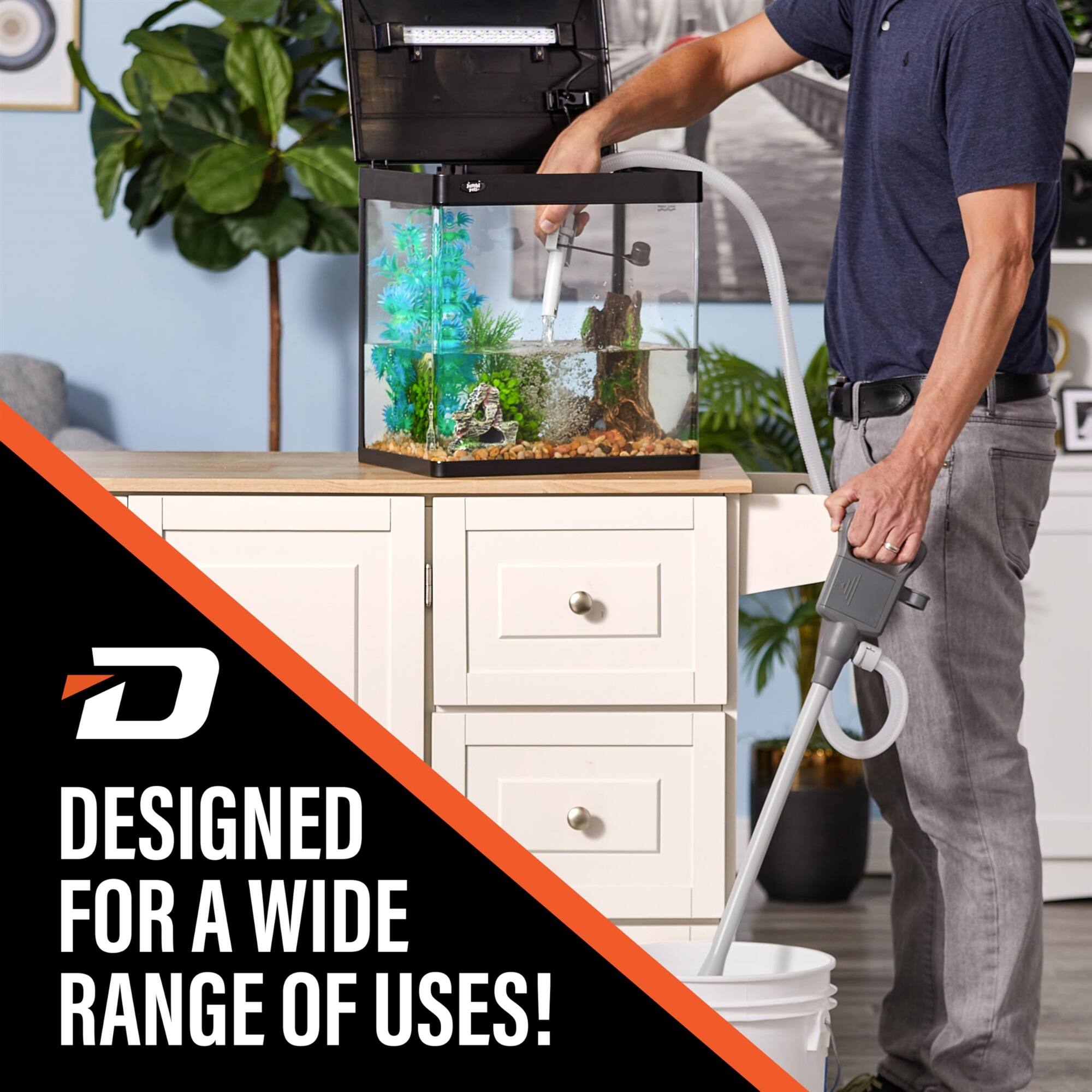 Deway Automatic Fuel Transfer Pump with Auto Stop and Beep, 3.8 GPM ...