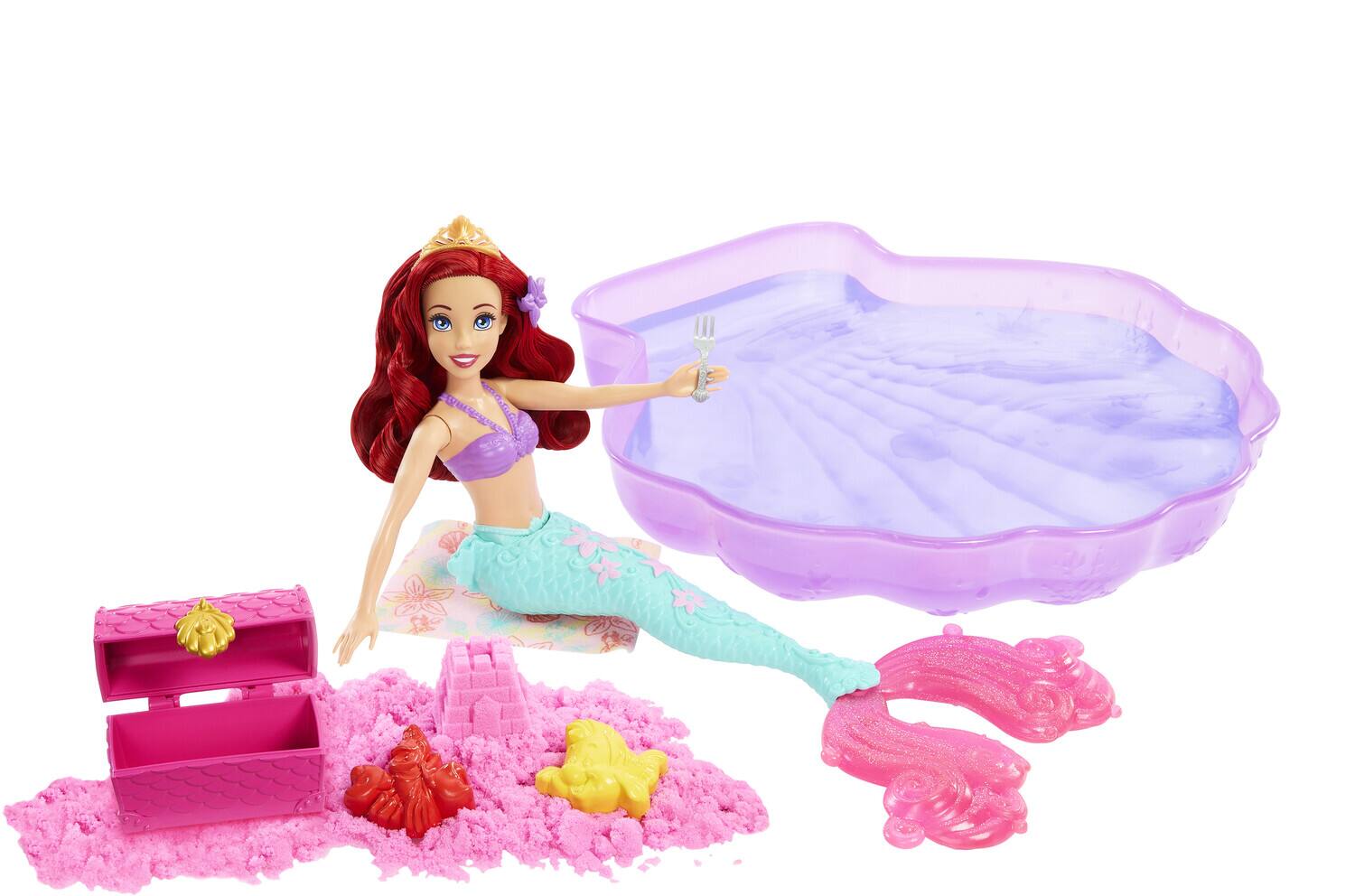 Mattel Disney Princess Sand & Swim Ariel Fashion Doll Collectibles ...