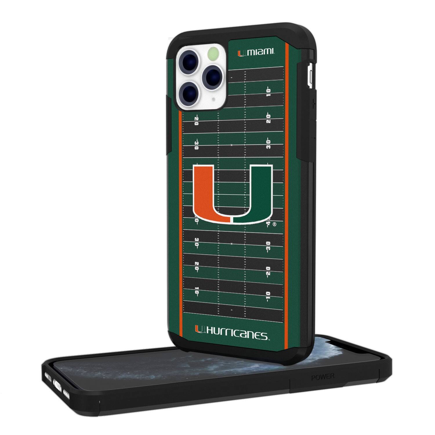 Keyscaper NCAA Miami Hurricanes Field iPhone Rugged Case 13 Pro Max ...