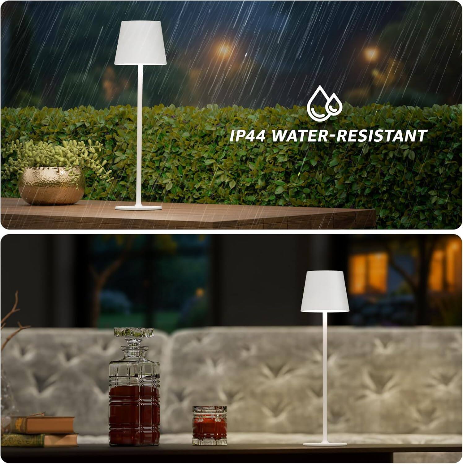 Stamp n Camp uuffoo Rechargeable Table Lamp Battery Operated Cordless ...