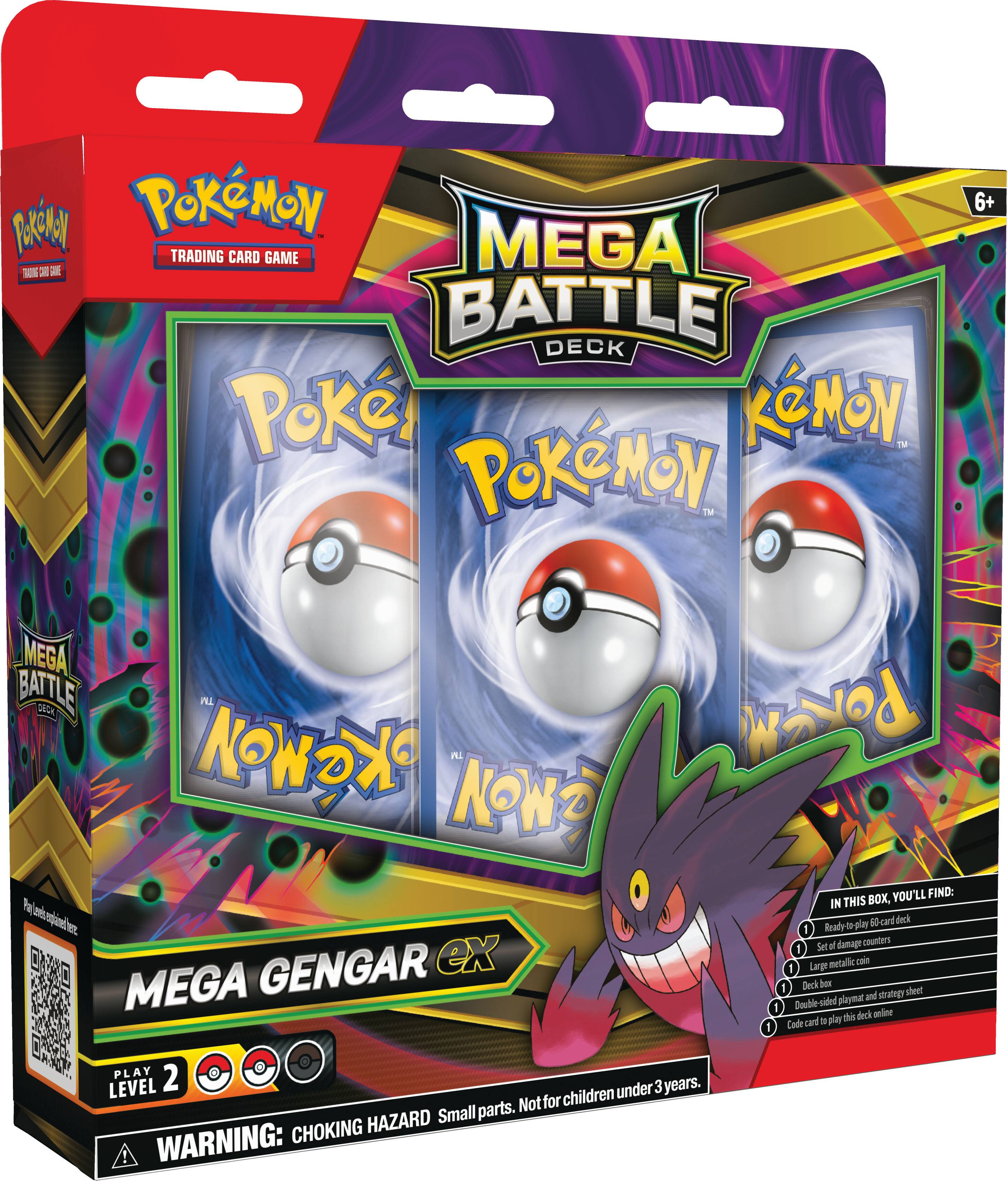 Pokémon Trading Card Game: Mega Battle Deck (Mega Gengar ex or Mega ...