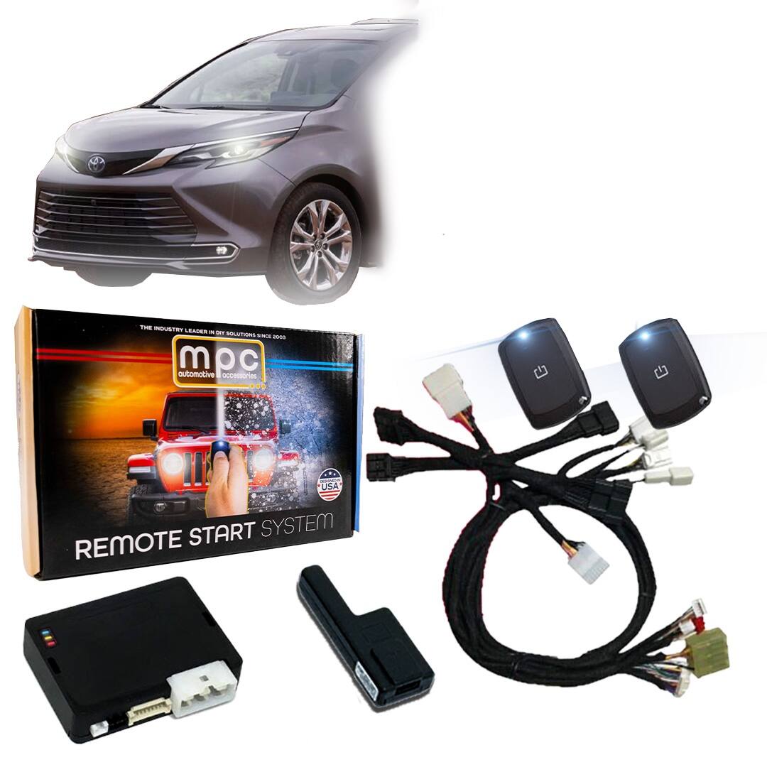 MPC 1 Button Remote Start Kit 2021 2025 Toyota Sienna Hybrid Push To ...