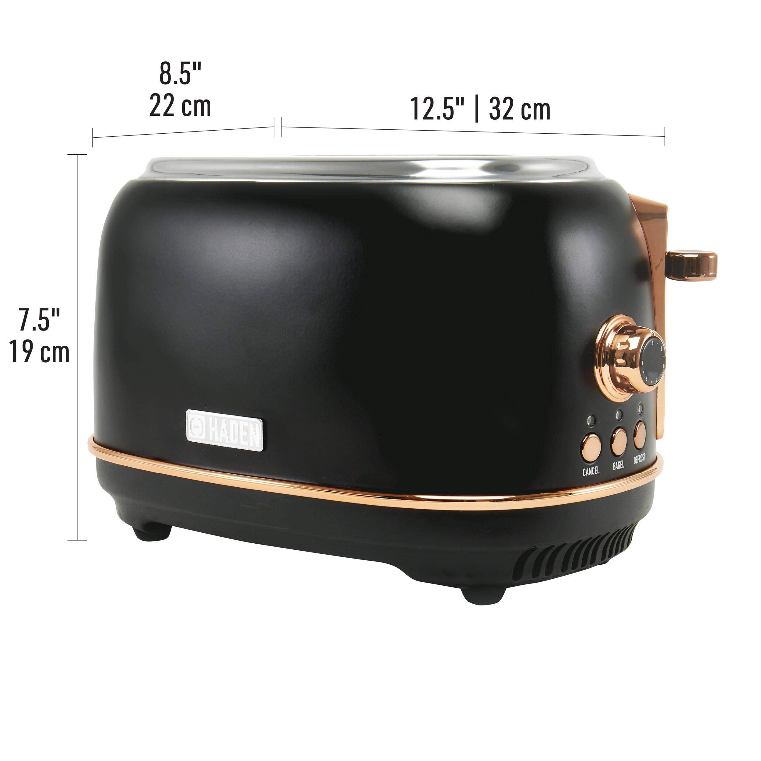 Questions and Answers: Haden Heritage 2 Slice Toaster Black and Copper ...