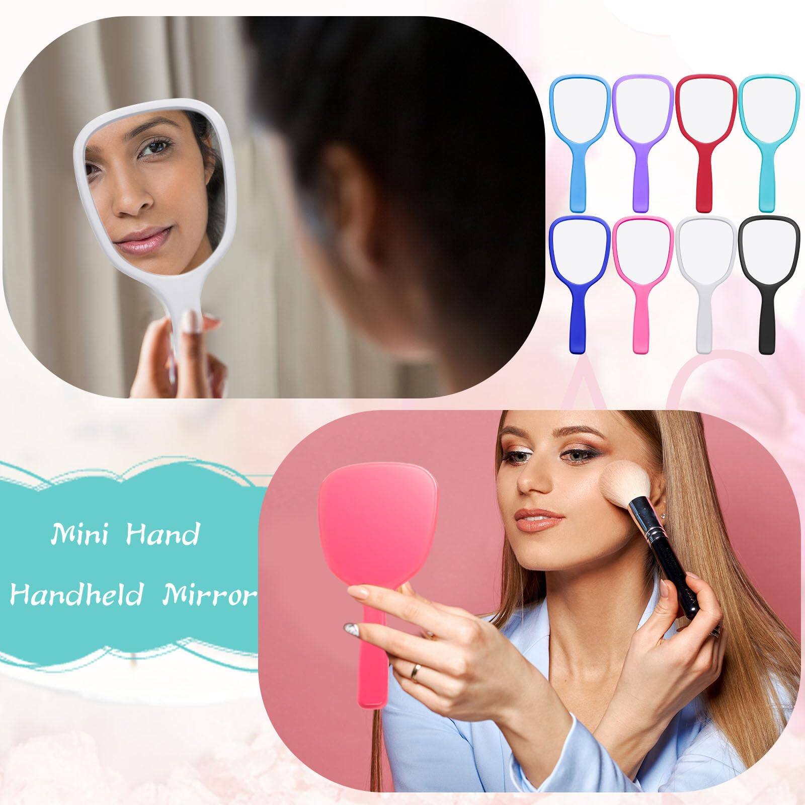 Pacoar Cade Handheld Mirror Bulk Hand Mirrors With Handle Plastic ...