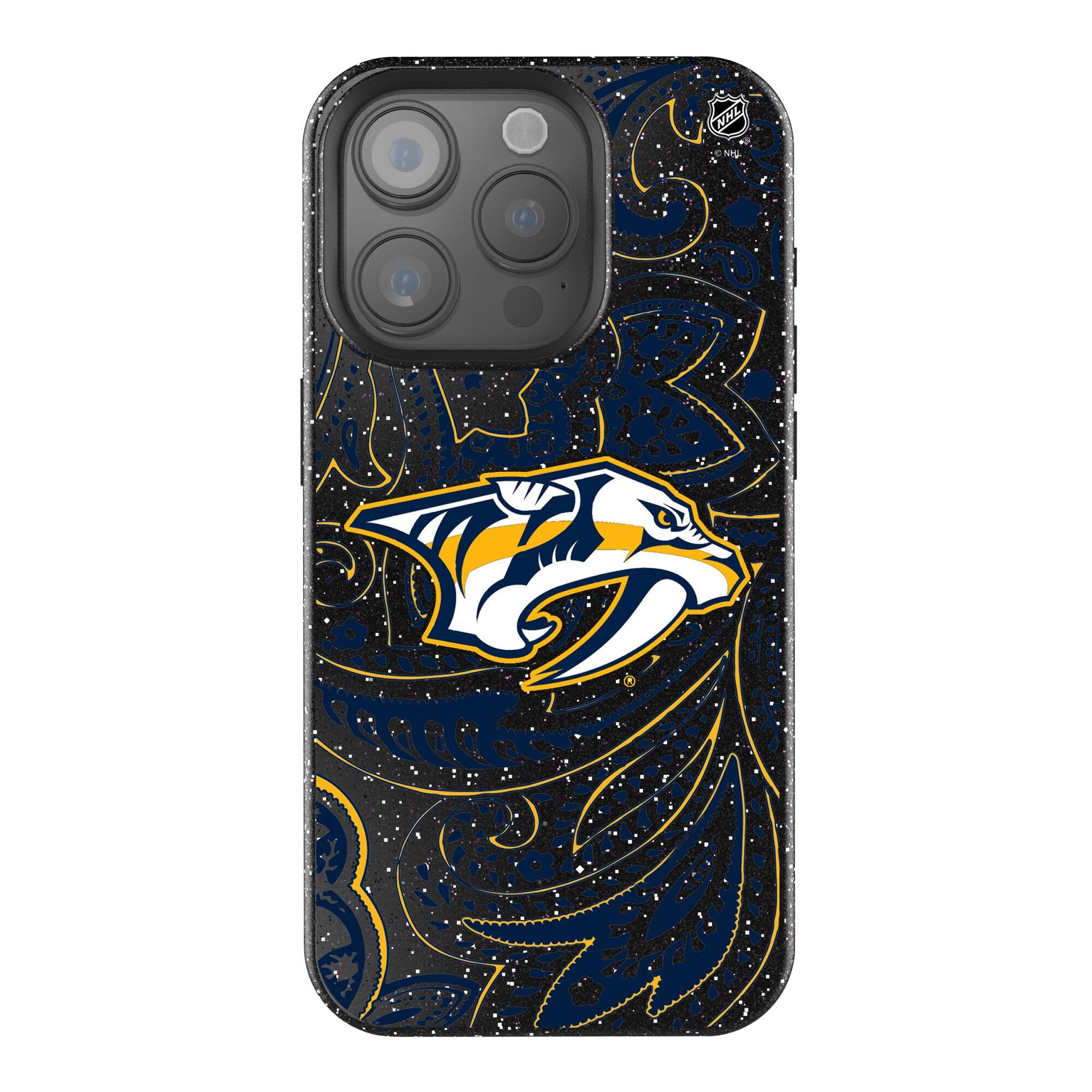 Keyscaper NHL Nashville Predators Paisley Bling iPhone Case 14 Pro ...