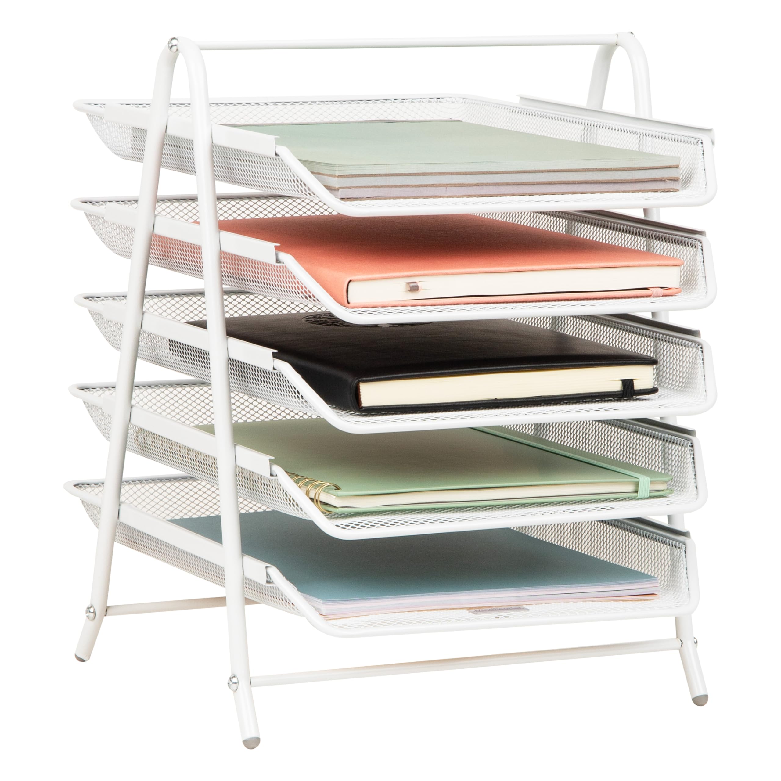 Paradigms Interiors 5 tier Paper Tray Organizer With Multicolor Trays ...