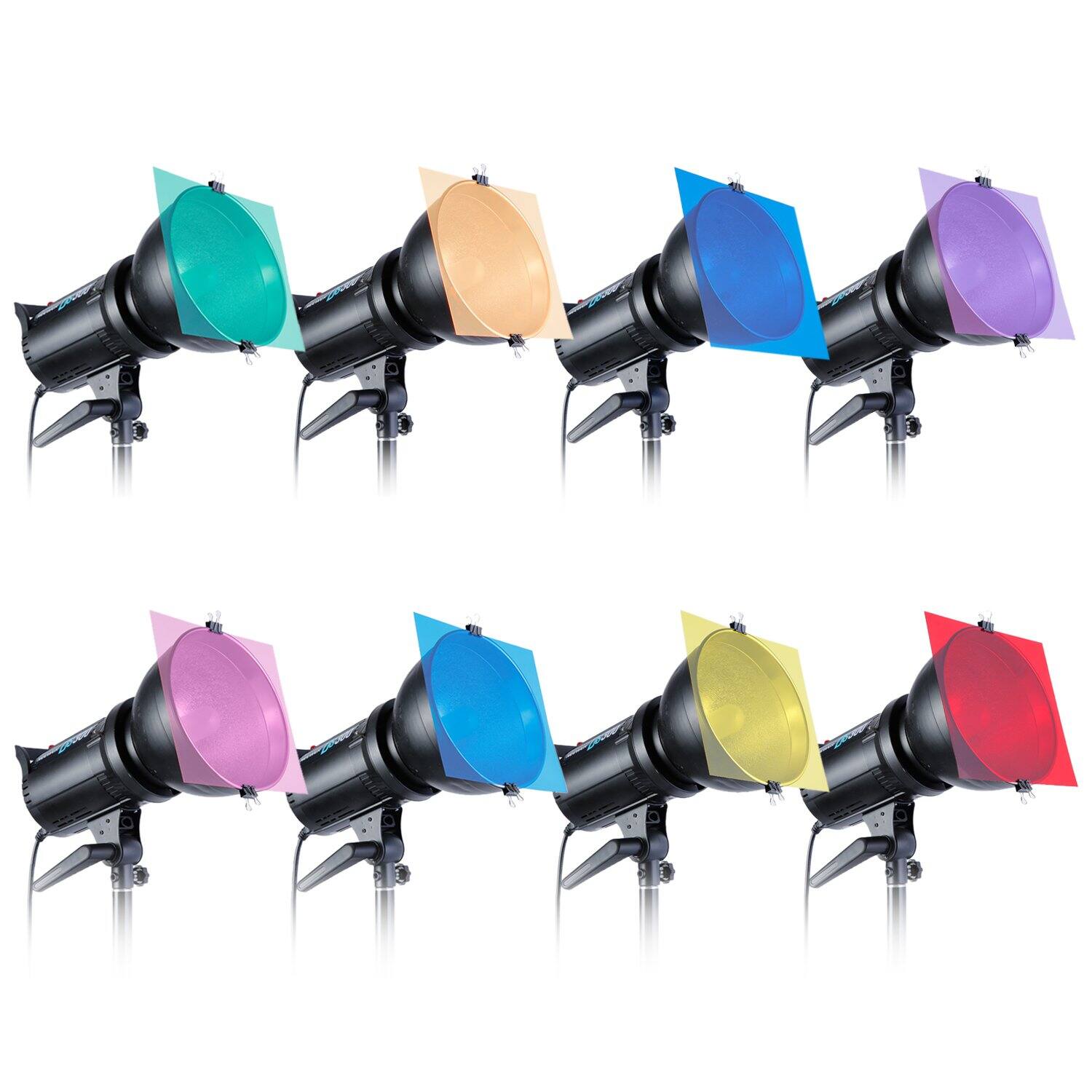 Neewer 8 Pack 12x12" Color Correction Gel Filters CF-8 - Best Buy