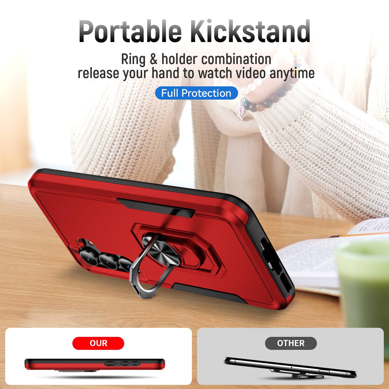 Dteck for Samsung Galaxy A17 5G Phone Case, Heavy Duty Shockproof ...