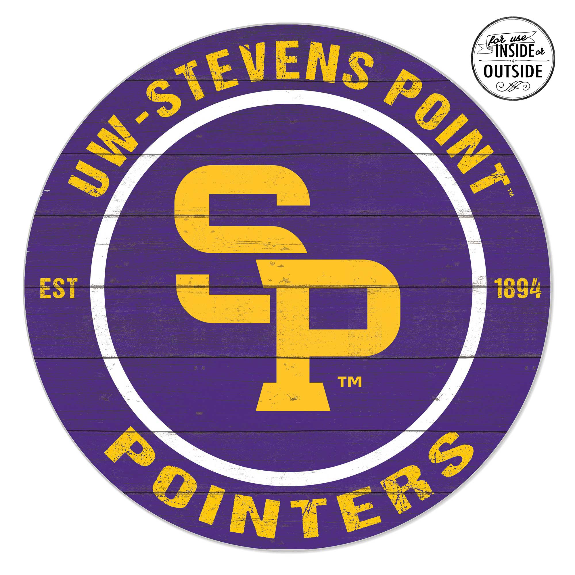 Jardine Wisconsin Stevens Point Pointers 20" x 20" Indoor/Outdoor ...