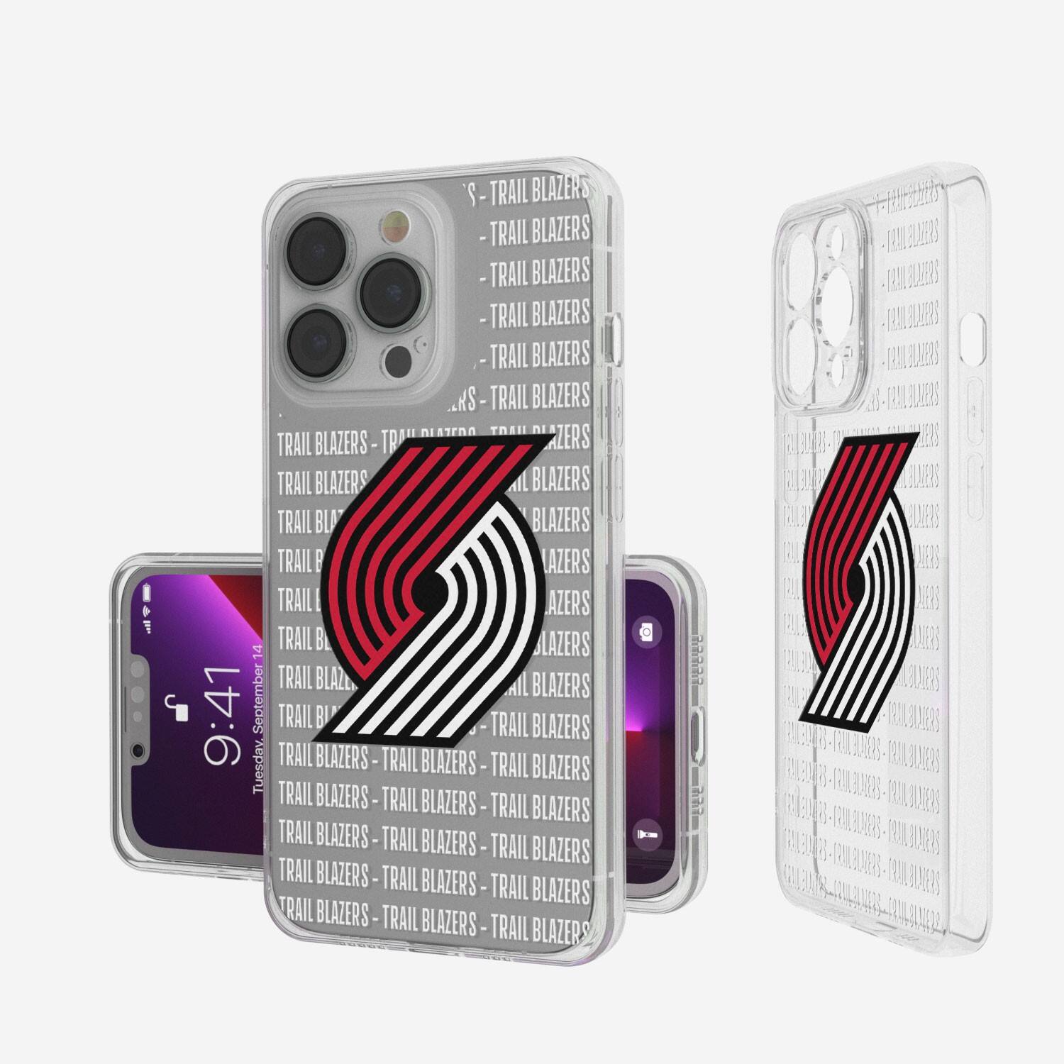 Keyscaper NBA Portland Trail Blazers iPhone Clear Text Backdrop Design ...