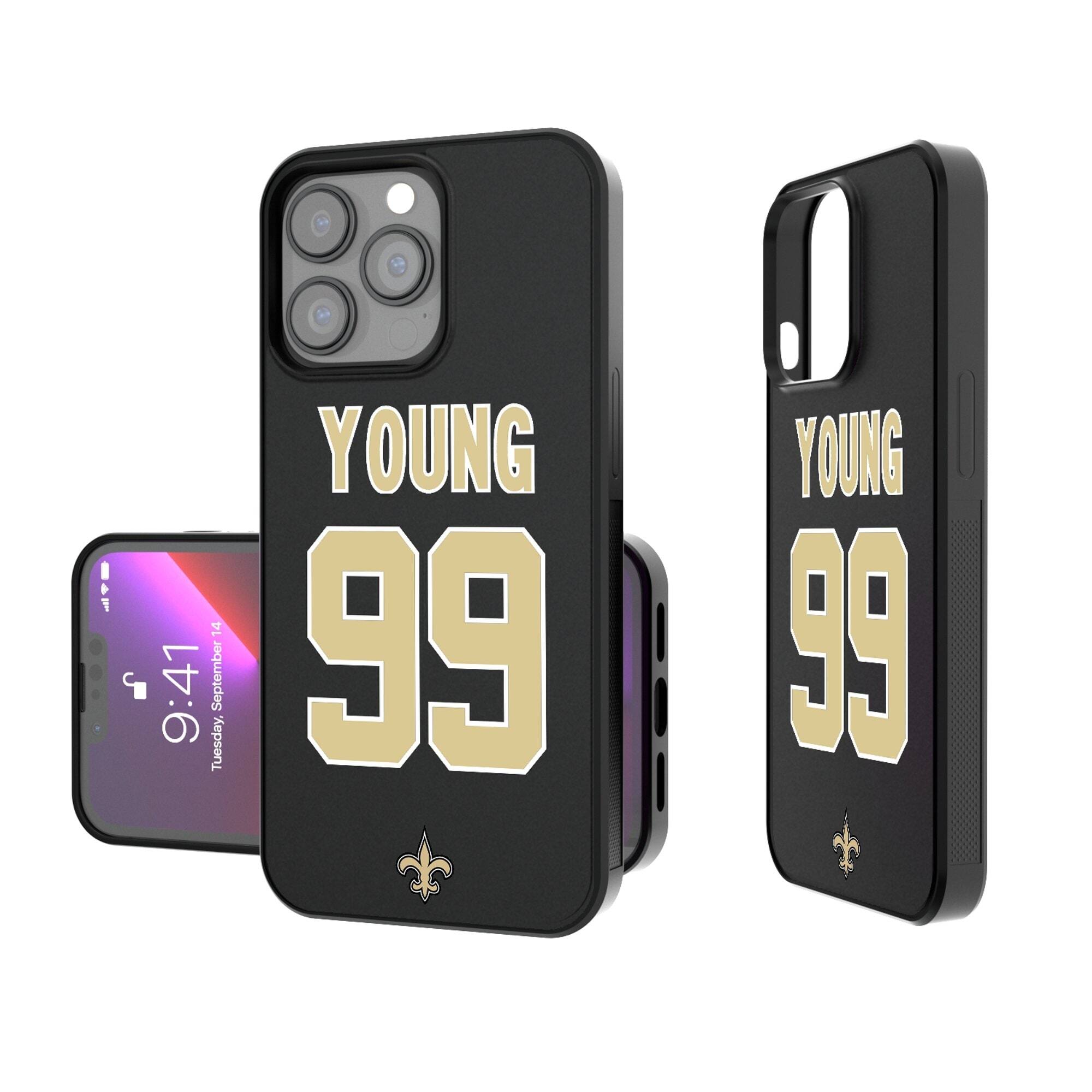 Keyscaper NFL Chase Young New Orleans Saints iPhone Bump Case 16 Pro ...